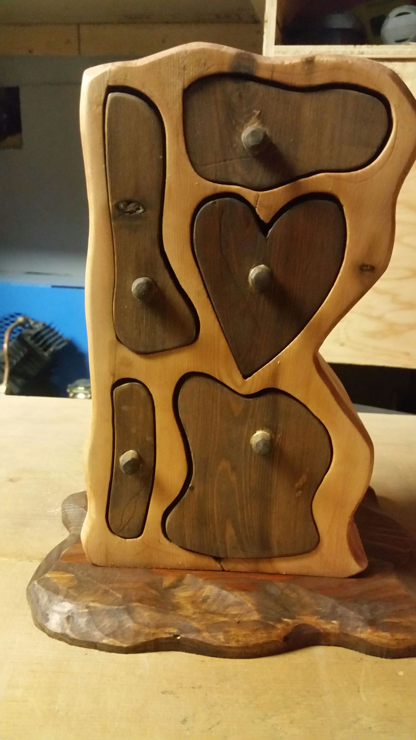 Band Saw Box With a Secret Drawer and Swinging Bracelet Bars : 8 Steps ...