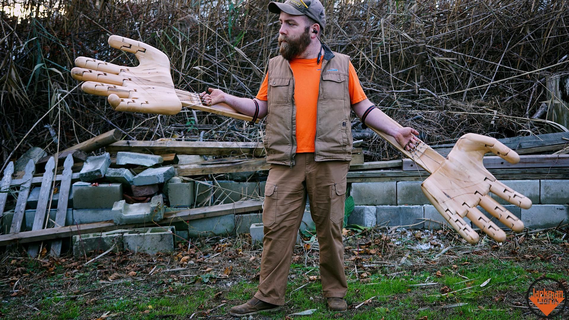 Building Giant Articulated Hands (carved From Wood for Social ...