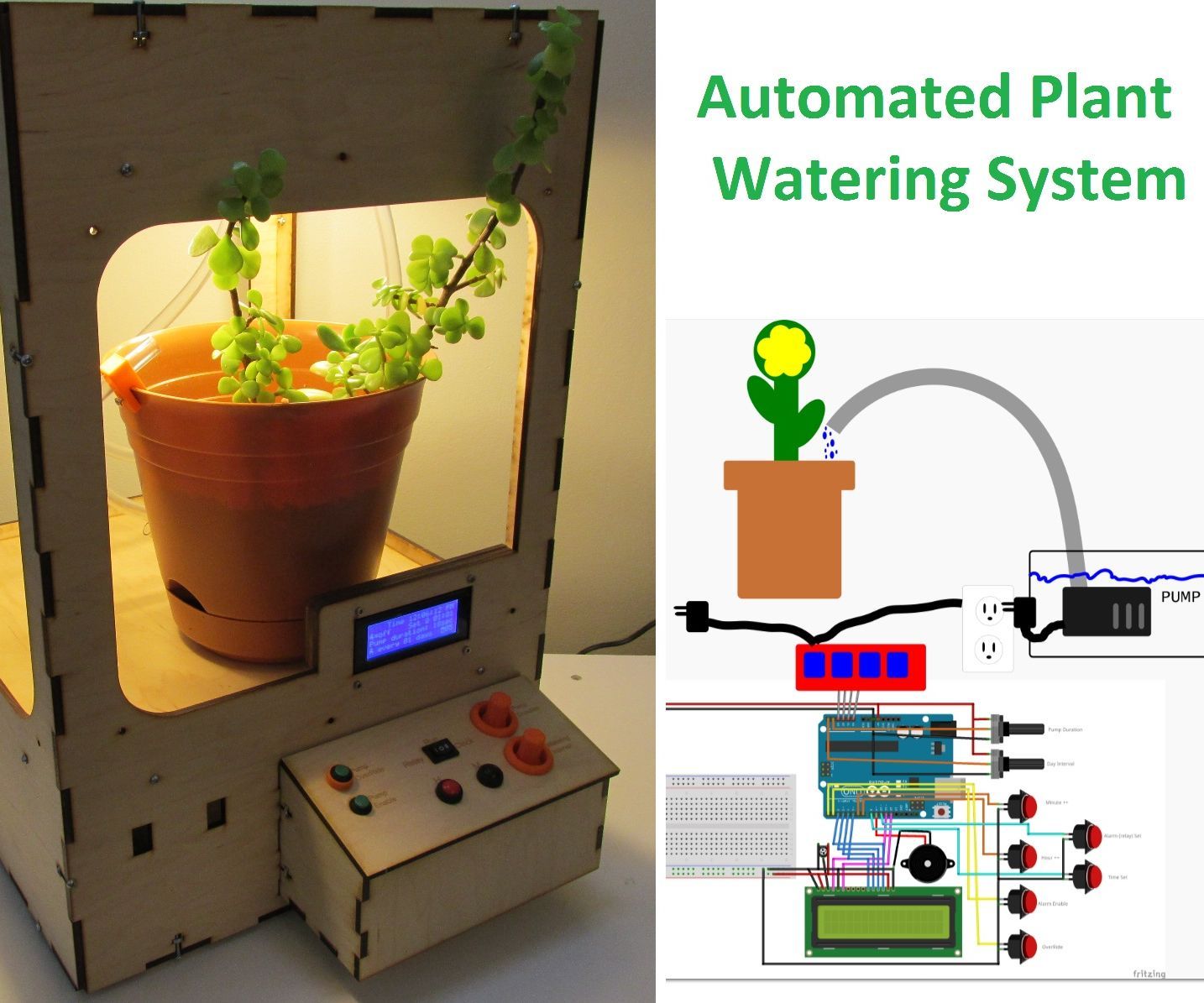 Automated Plant Watering System : 11 Steps (with Pictures) - Instructables