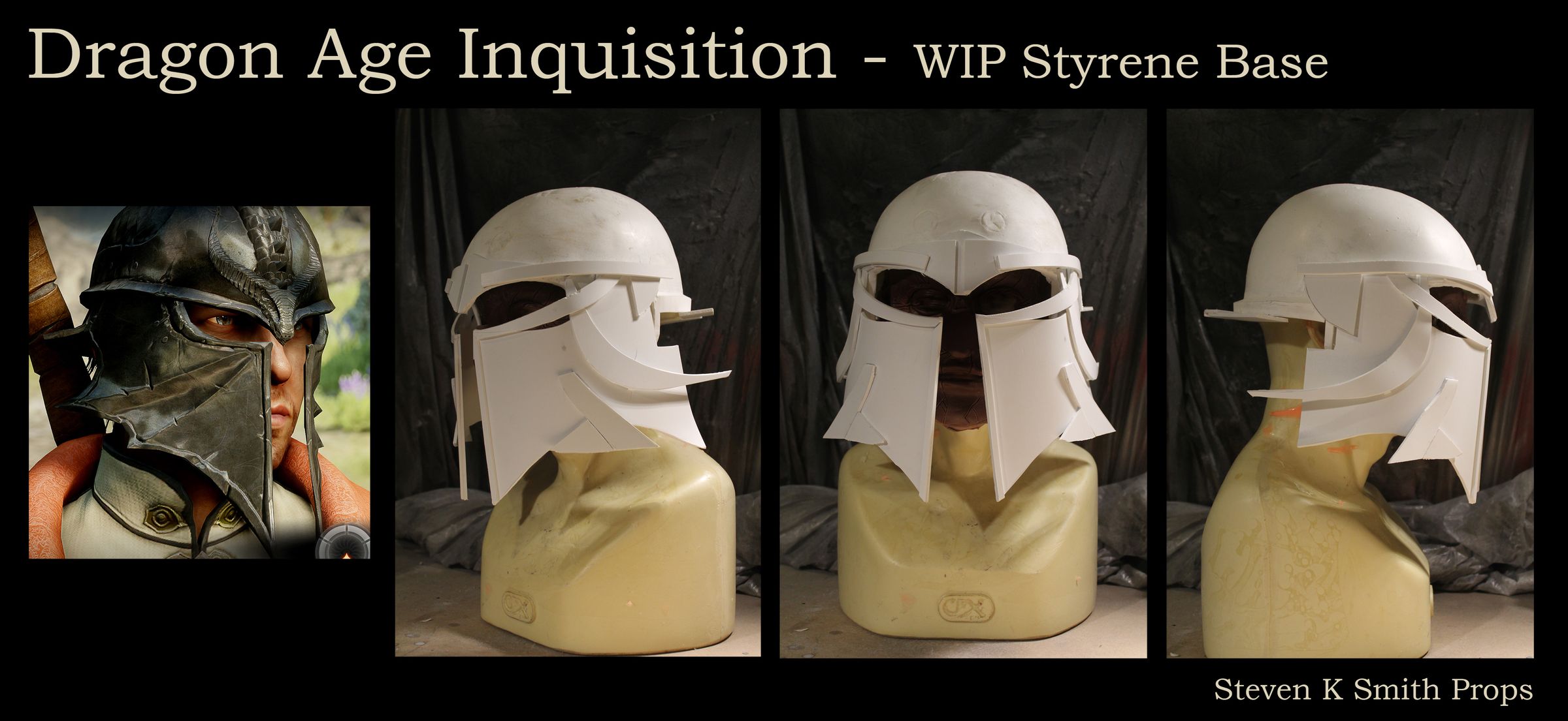 Building a Full Scale Dragon Age Inquisition Helmet : 10 Steps (with ...