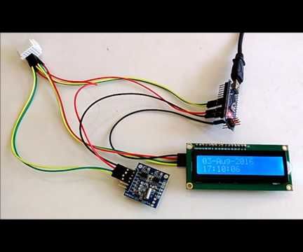 Arduino Nano: Show Date/Time From DS1307 Real Time Clock(RTC) on I2C 2 X 16 LCD Display With ...