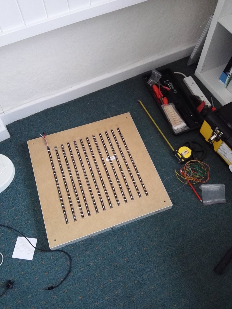 Bluetooth Controlled Arduino Led Coffee Table 10 Steps With Pictures