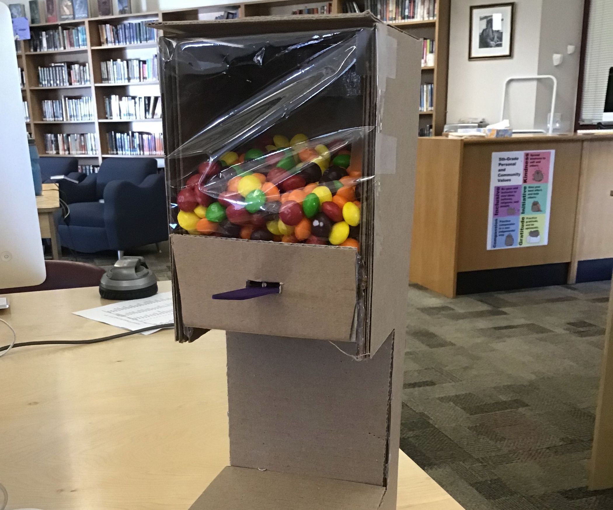 A Cardboard Candy Dispenser : 4 Steps - Instructables