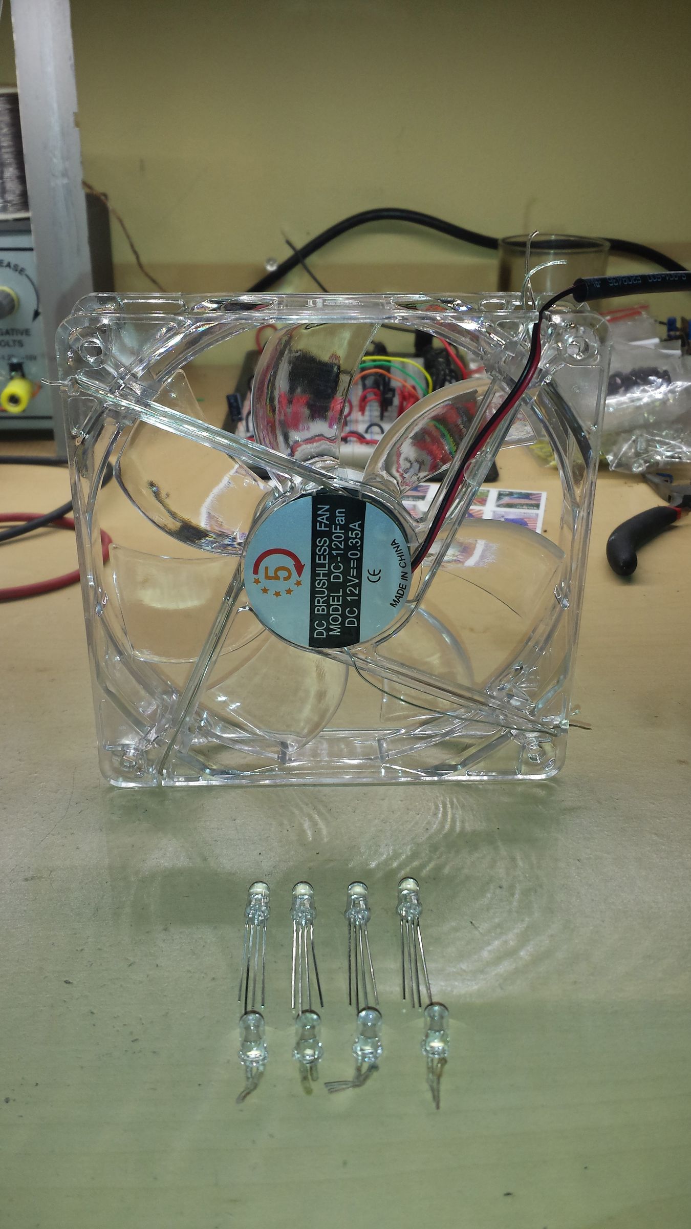CPU Fan Hack - RGB LEDs - Arduino & TLC5940 : 7 Steps - Instructables