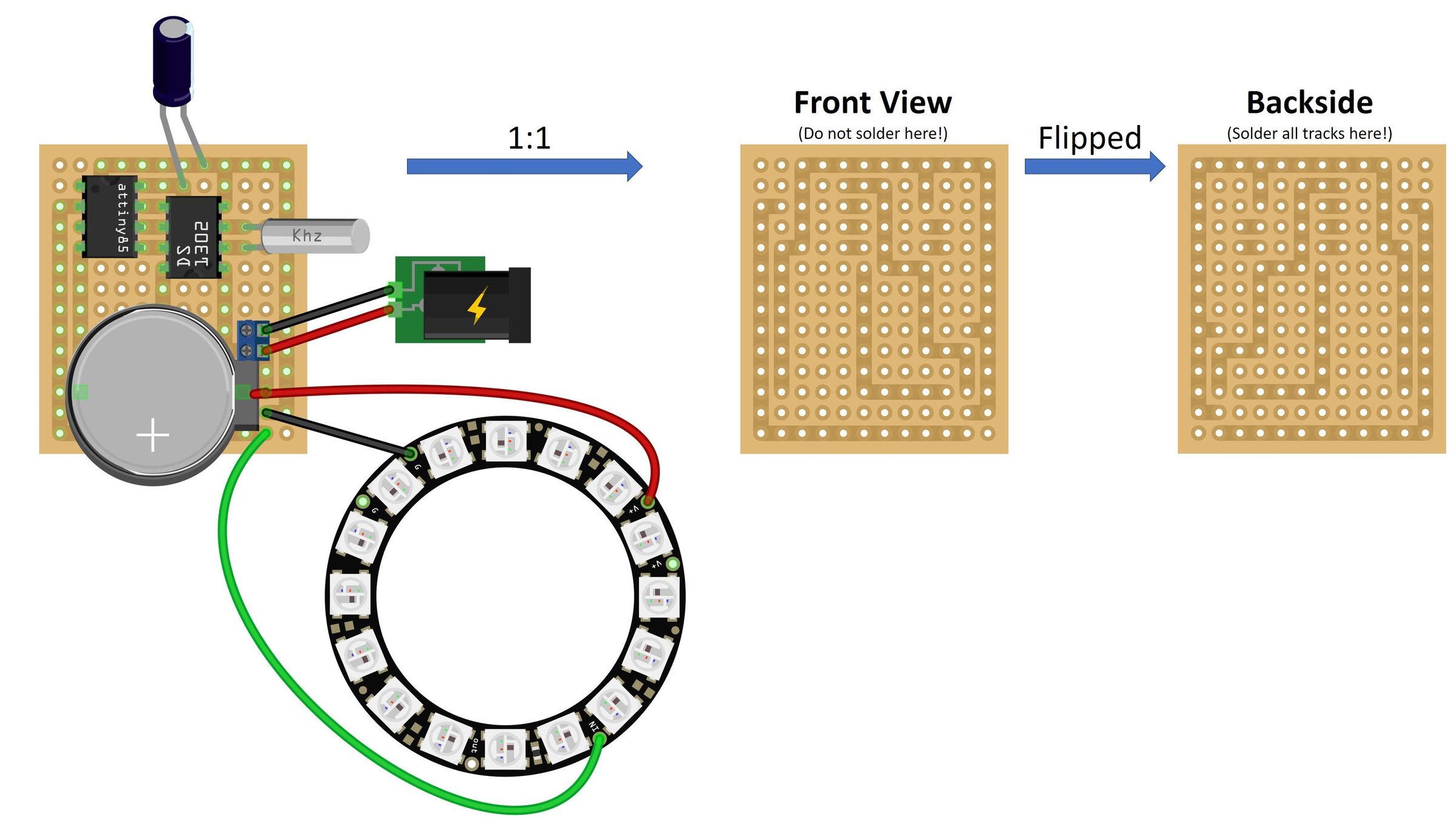 A Circular Binary Clock : 7 Steps (with Pictures) - Instructables