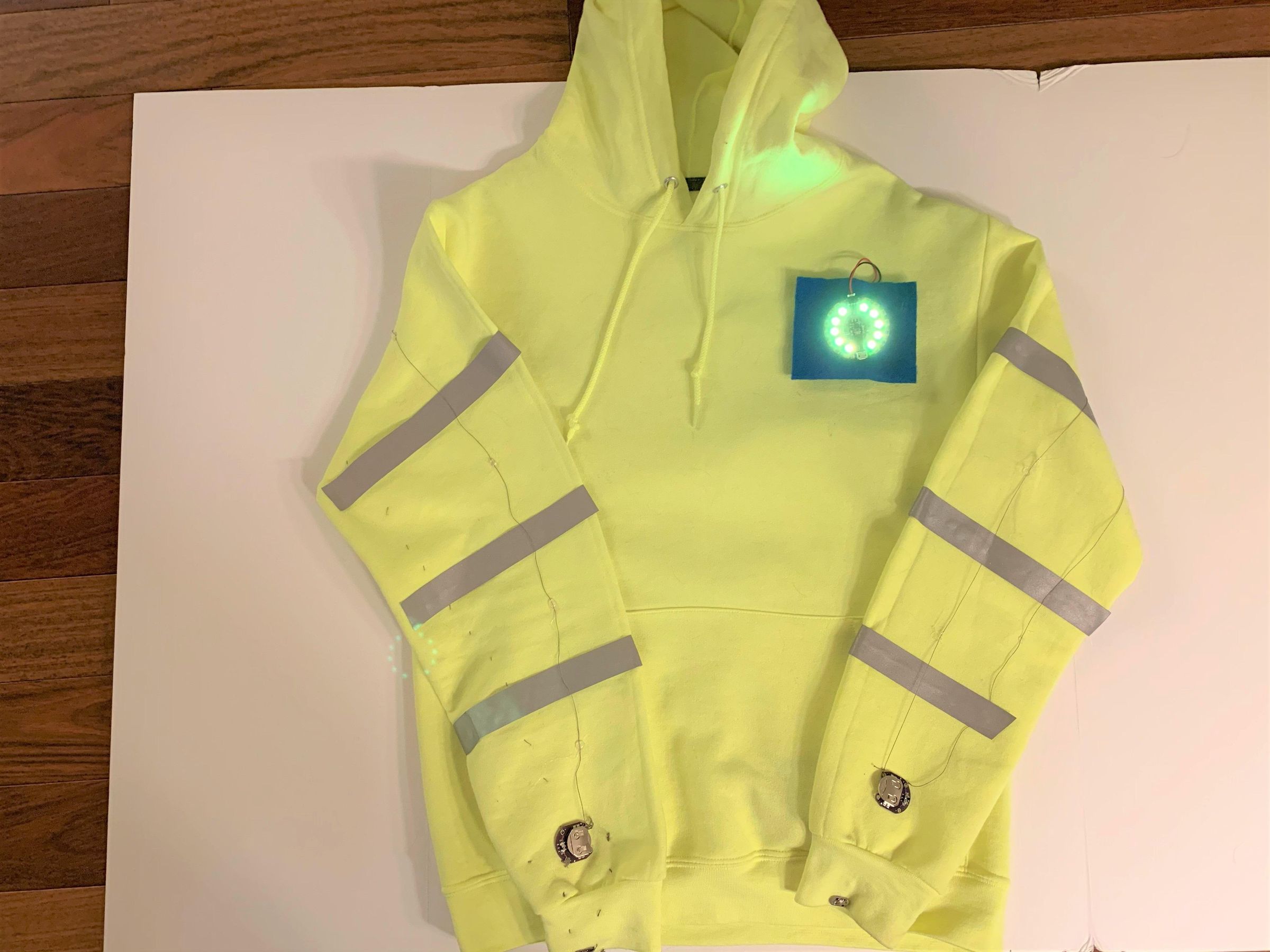 VizVest: the High Visibility Vest Using a Circuit Playground Express ...