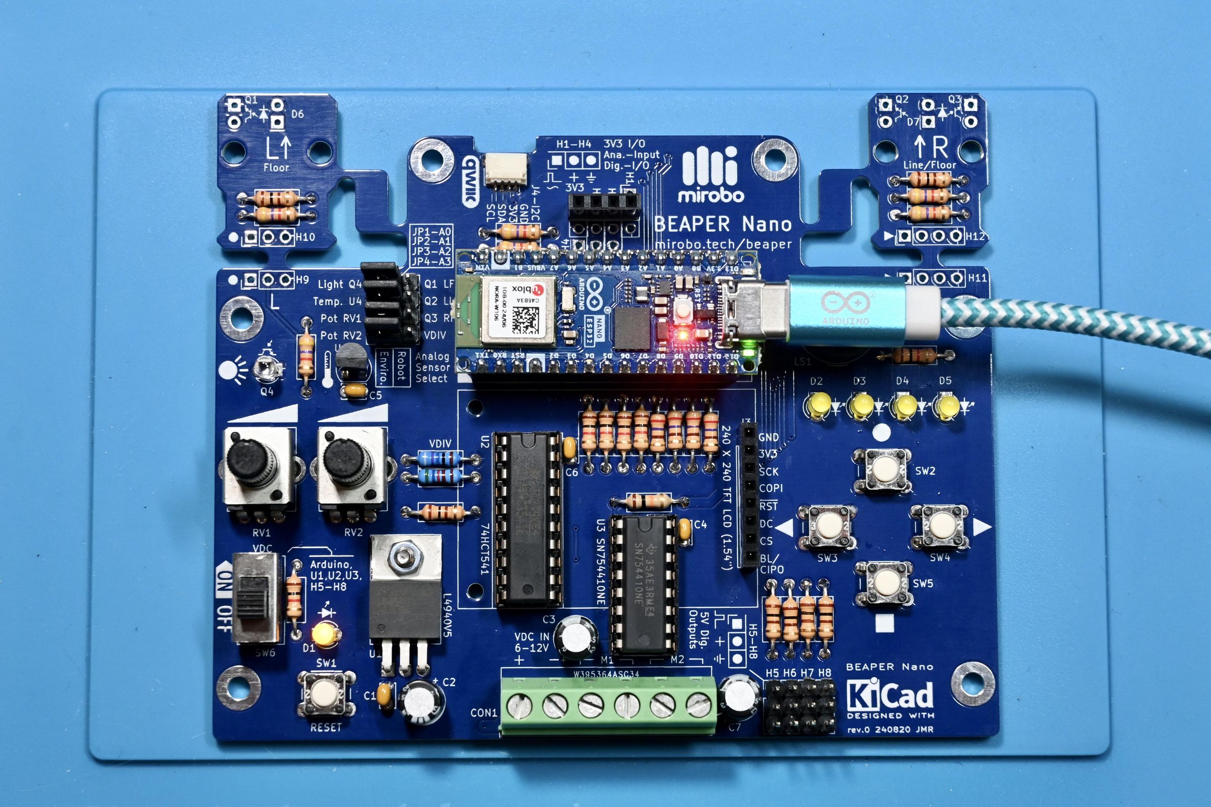 BEAPER Nano: the Beginner Electronics and Programming Educational Robot ...