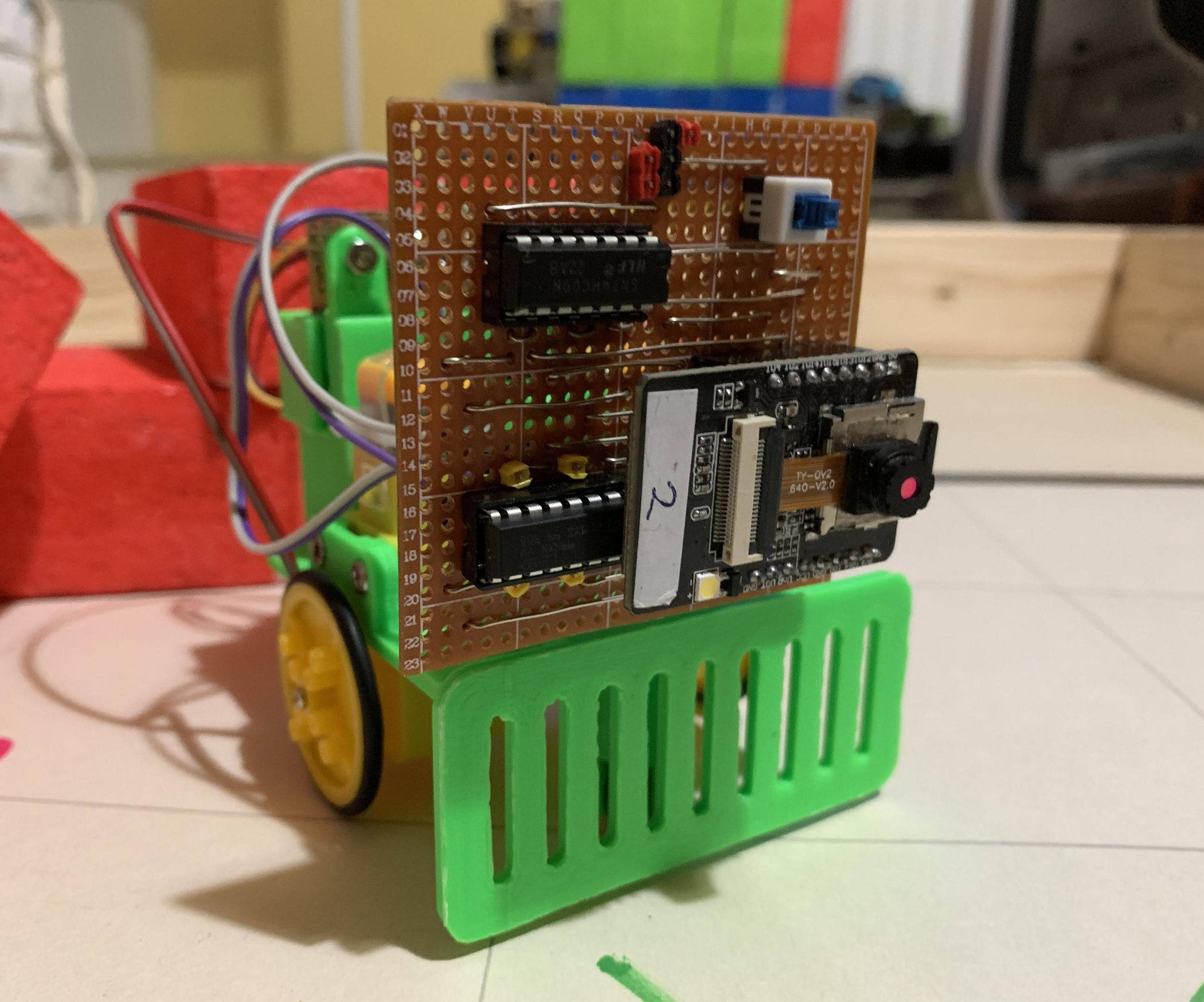 Sokoban Robot Using L0Cost Robot Controller With ESP32-CAM Camera for FPV : 11 Steps (with ...