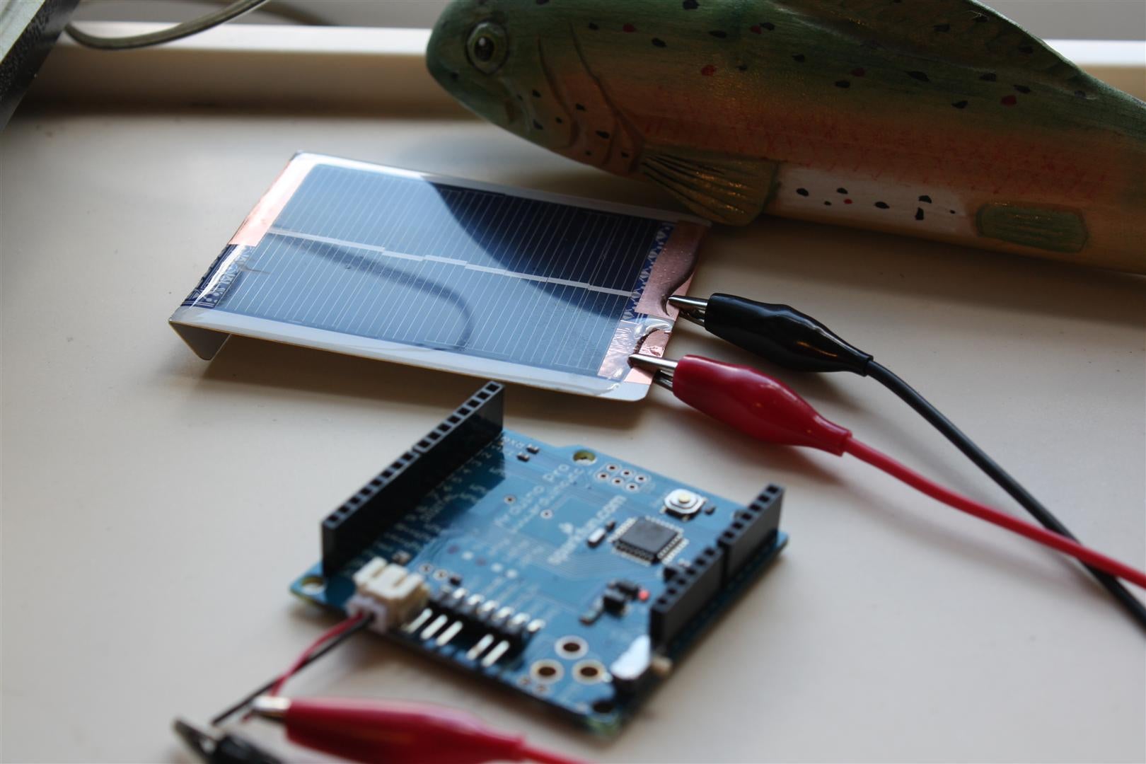 Solar Powered Arduino on the Back of a Playing Card : 6 Steps (with ...