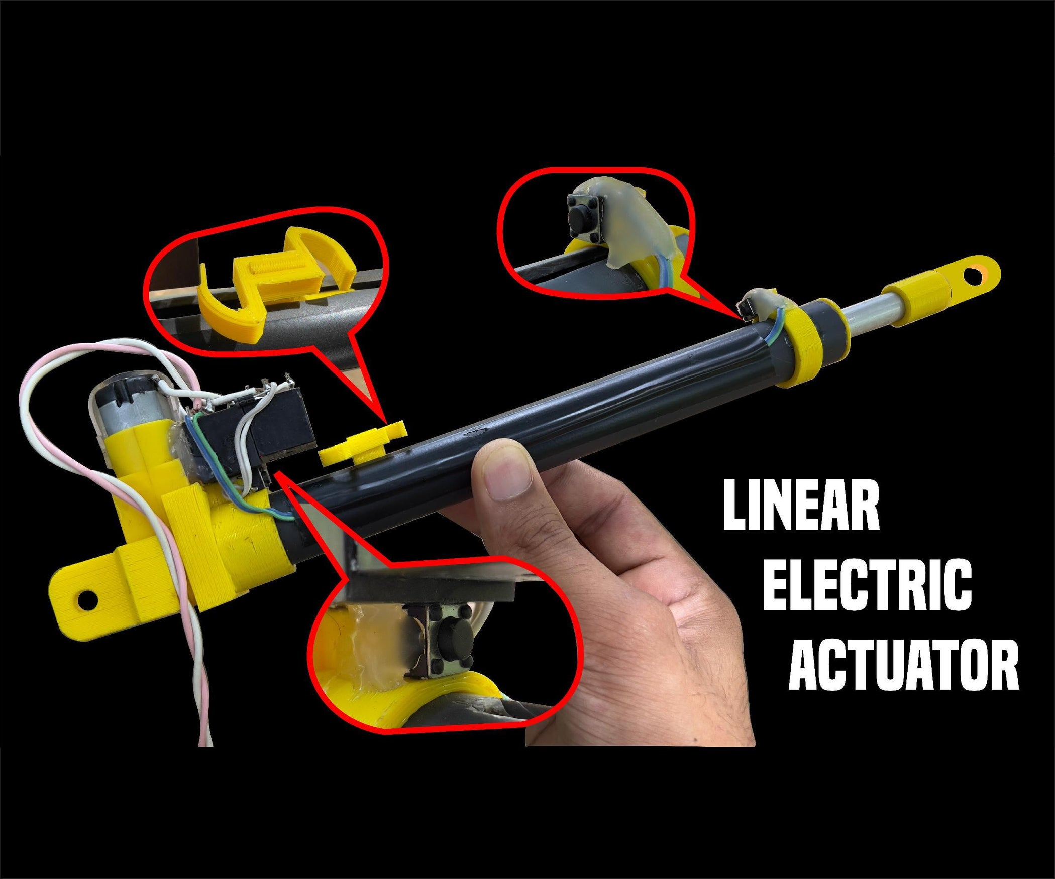 Advanced LINEAR ACTUATOR | Version 02 : 7 Steps - Instructables