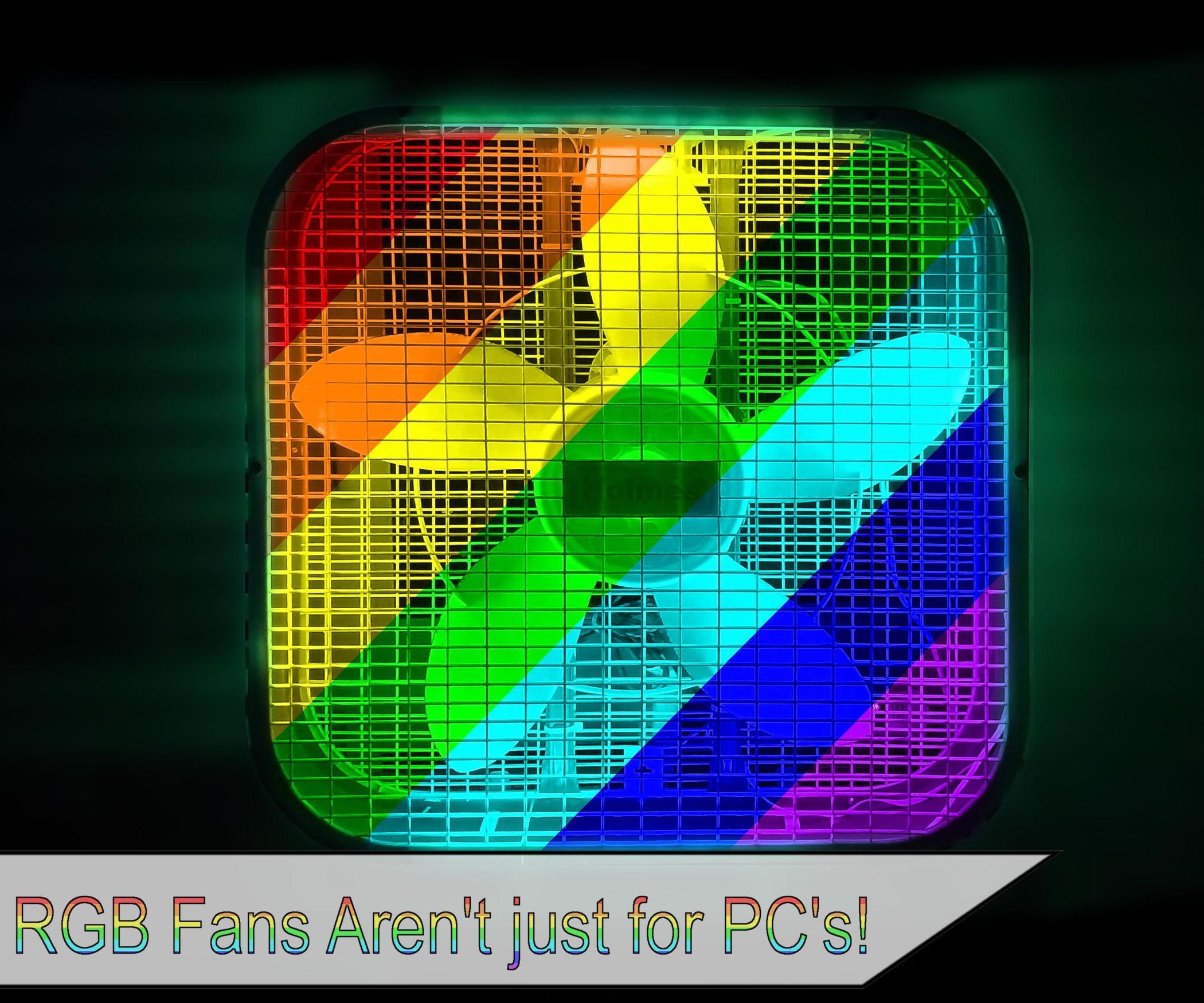 RGB Box Fan! : 5 Steps - Instructables