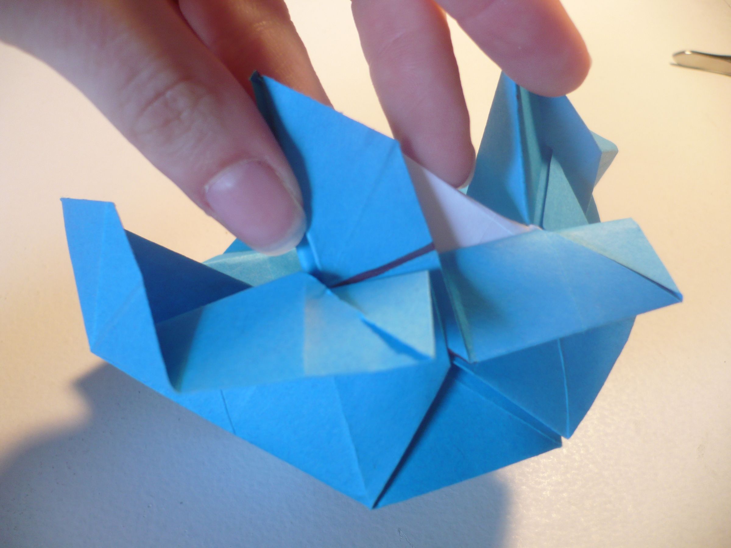 Origami Rose in Bloom : 11 Steps (with Pictures) - Instructables