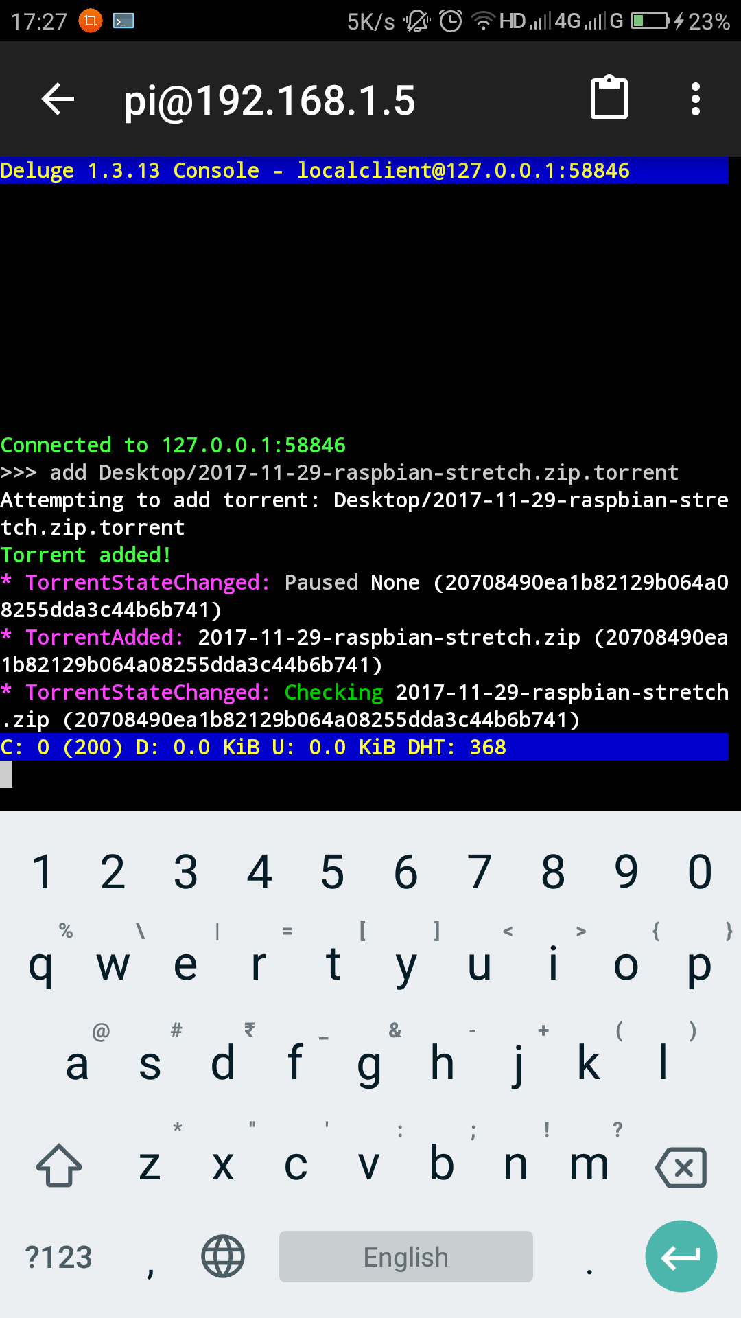 Bare Minimum Raspberry Pi Torrent Machine Tutorial : 4 Steps (with ...