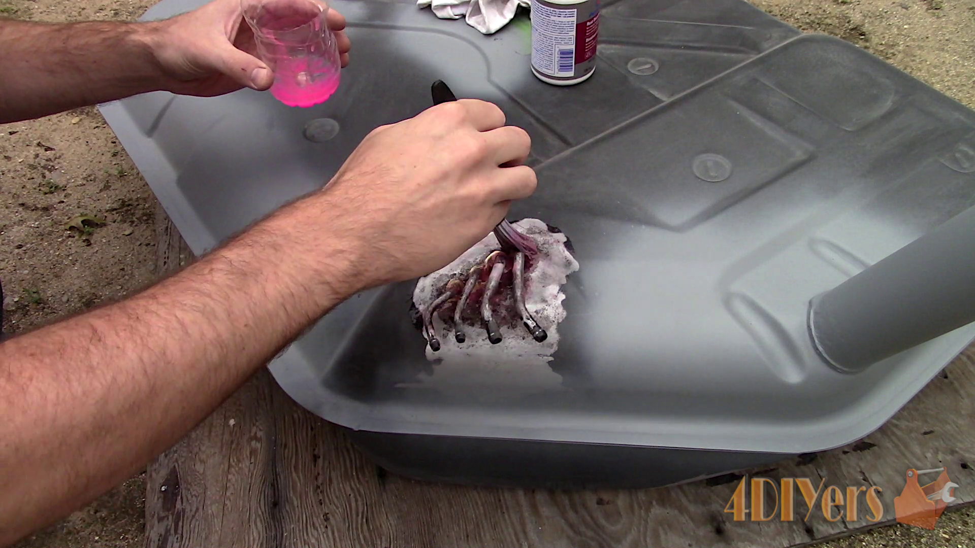 How to Repair a Leaking Metal Gas Tank Without Welding : 8 Steps ...