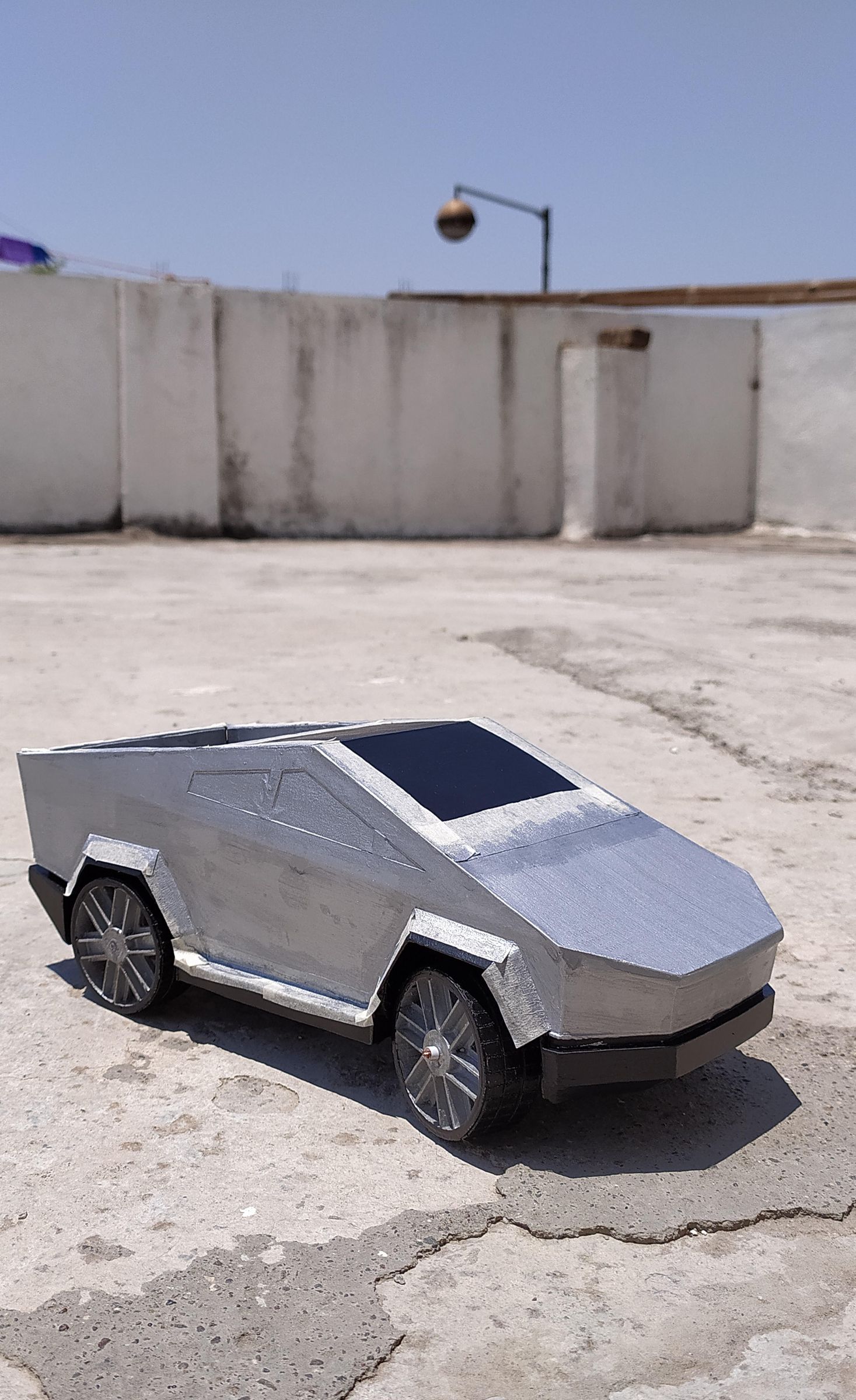 Tesla Cybertruck DIY Made of Cardboard : 6 Steps (with Pictures ...