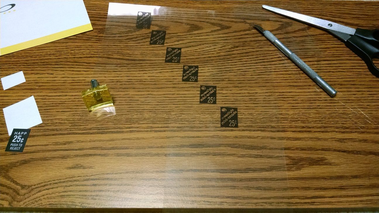 Custom Coin Door Inserts for an Arcade Cabinet : 5 Steps - Instructables