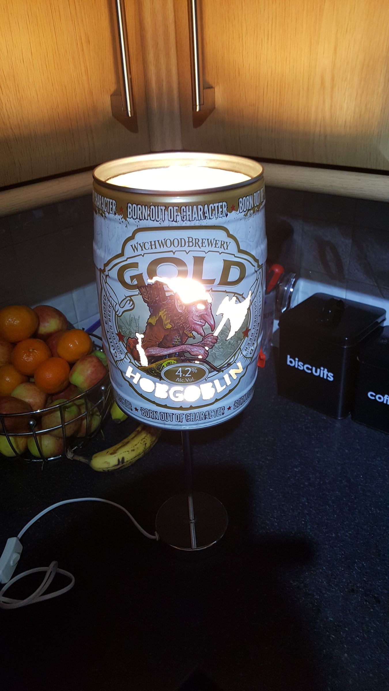 Mini Keg Lamp Shade : 4 Steps (with Pictures) - Instructables