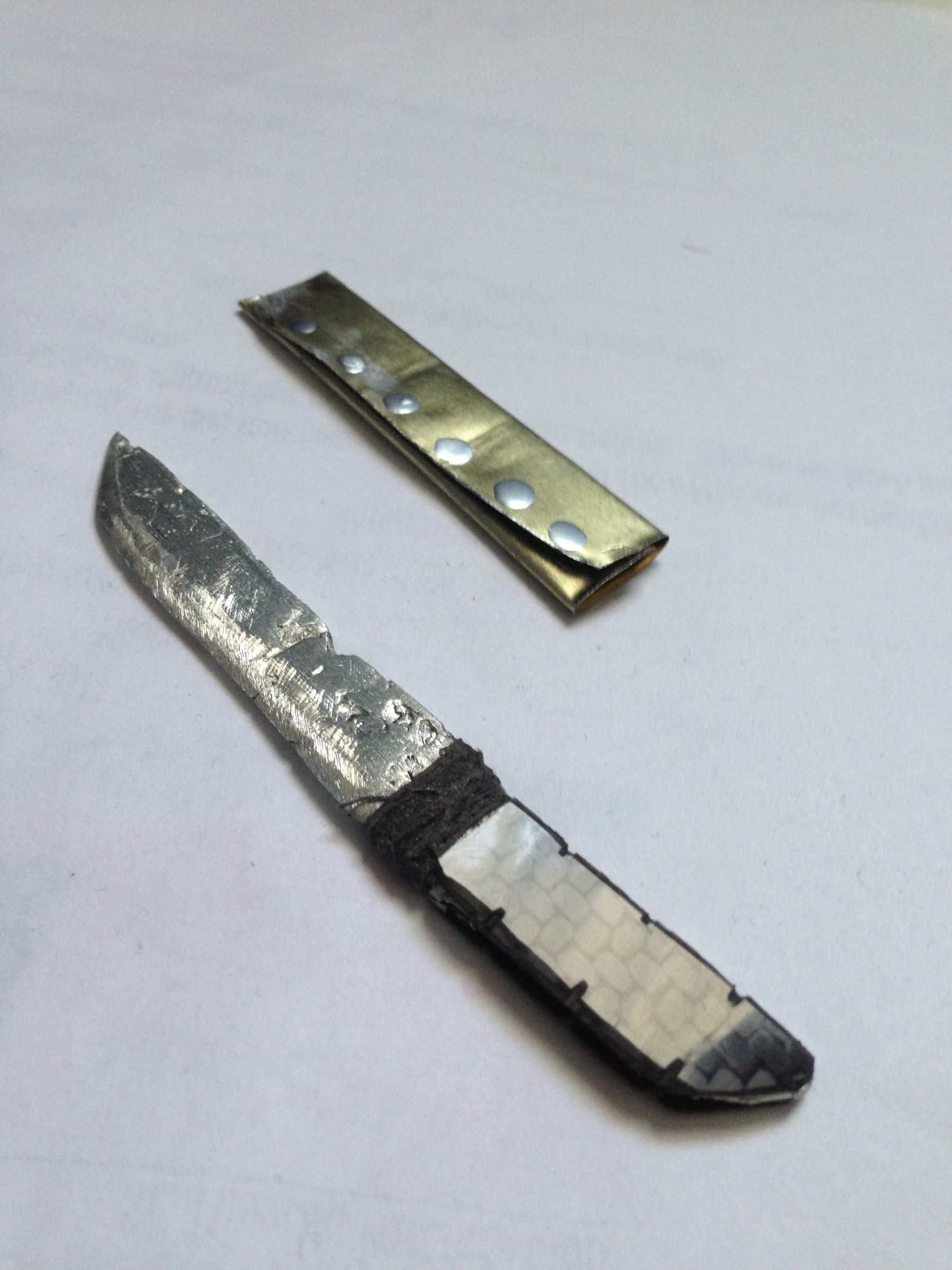 Make a Tiny Model Sword From Solder Scraps : 4 Steps - Instructables