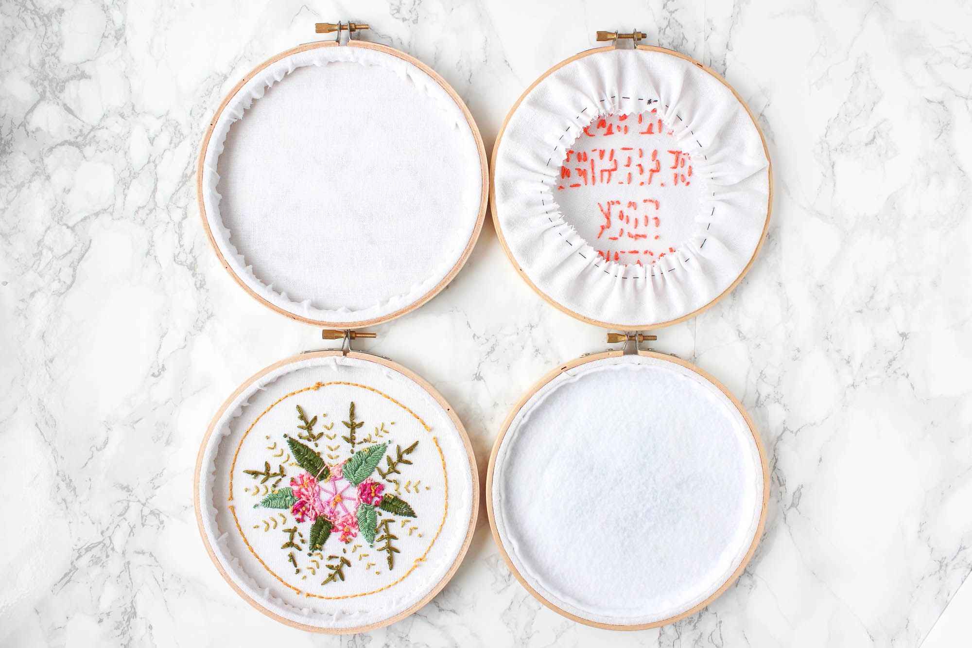 Finishing and Framing in Hoops : 4 Steps - Instructables
