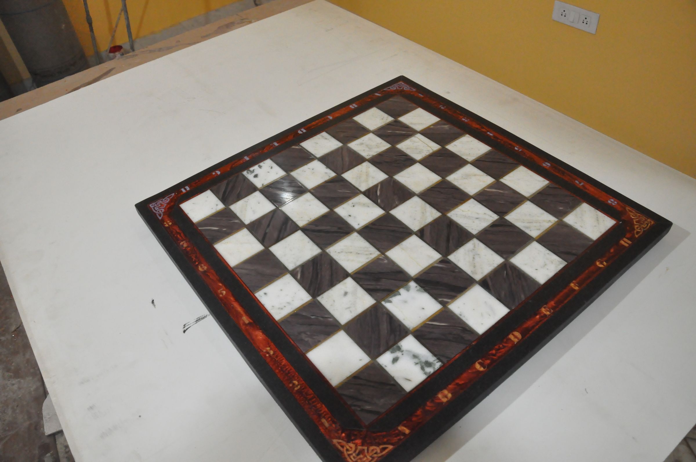 Stone Chess Board Build From Scrap : 9 Steps (with Pictures ...