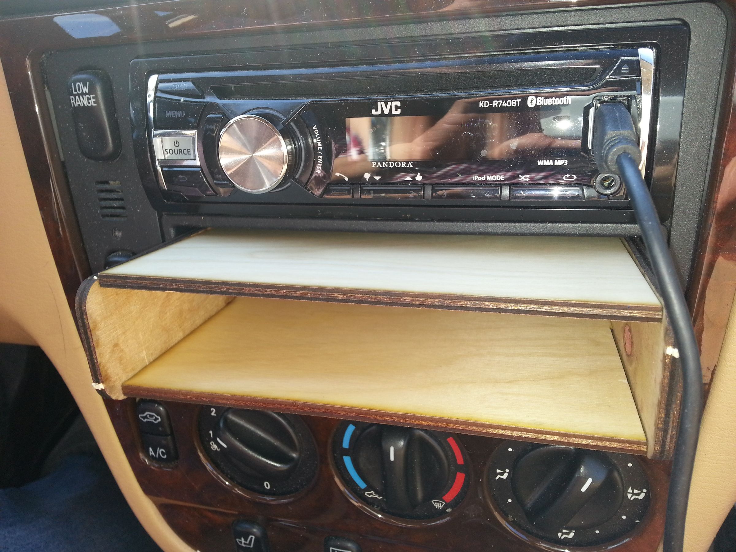 Instrument Panel Mod for GPS PDA Holder. I Made It at TechShop ...