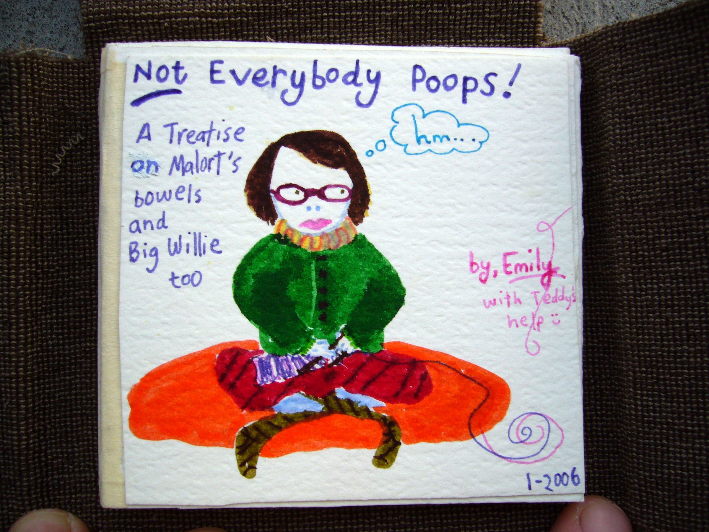 Handmade Book: Not Everybody Poops - Instructables
