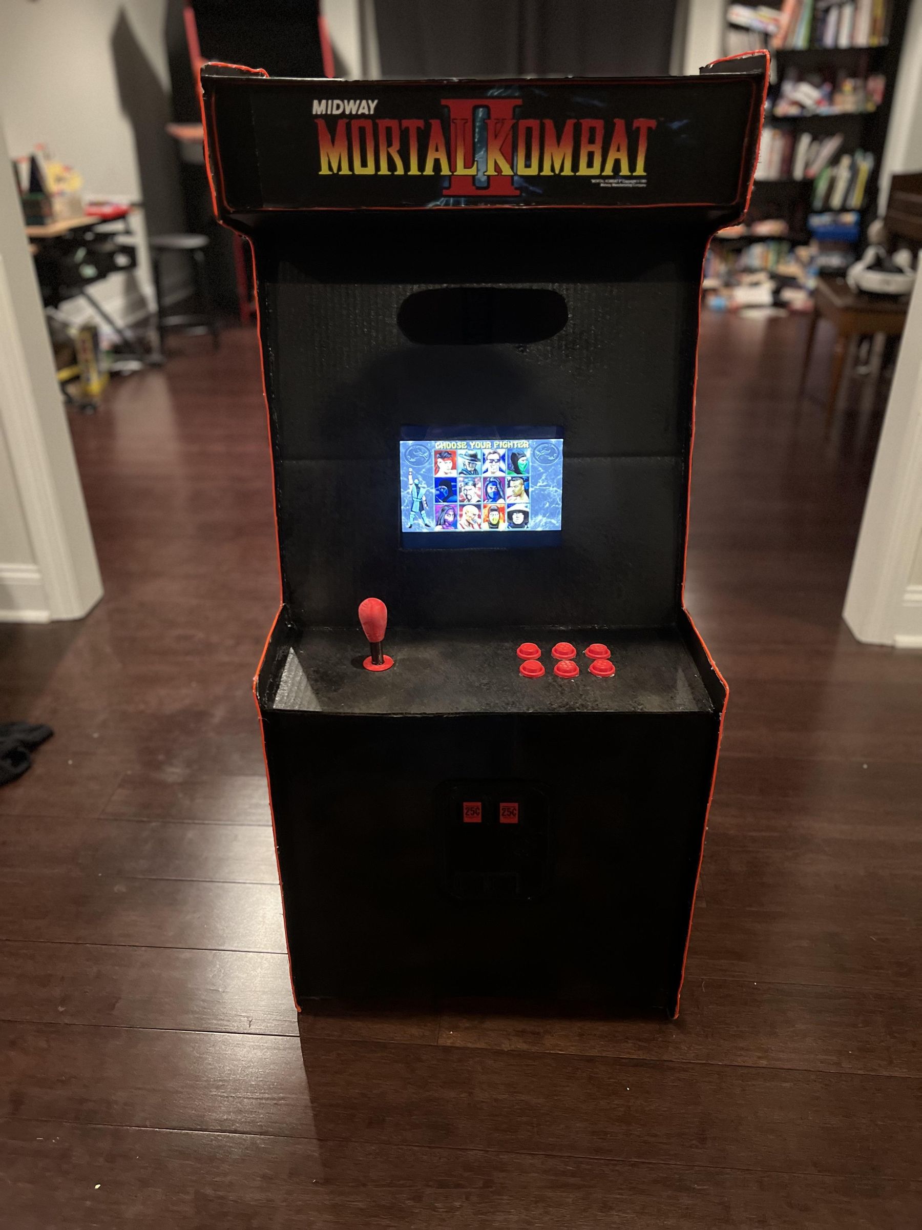 DIY Glowing Arcade Halloween Cardboard Costume : 11 Steps (with ...