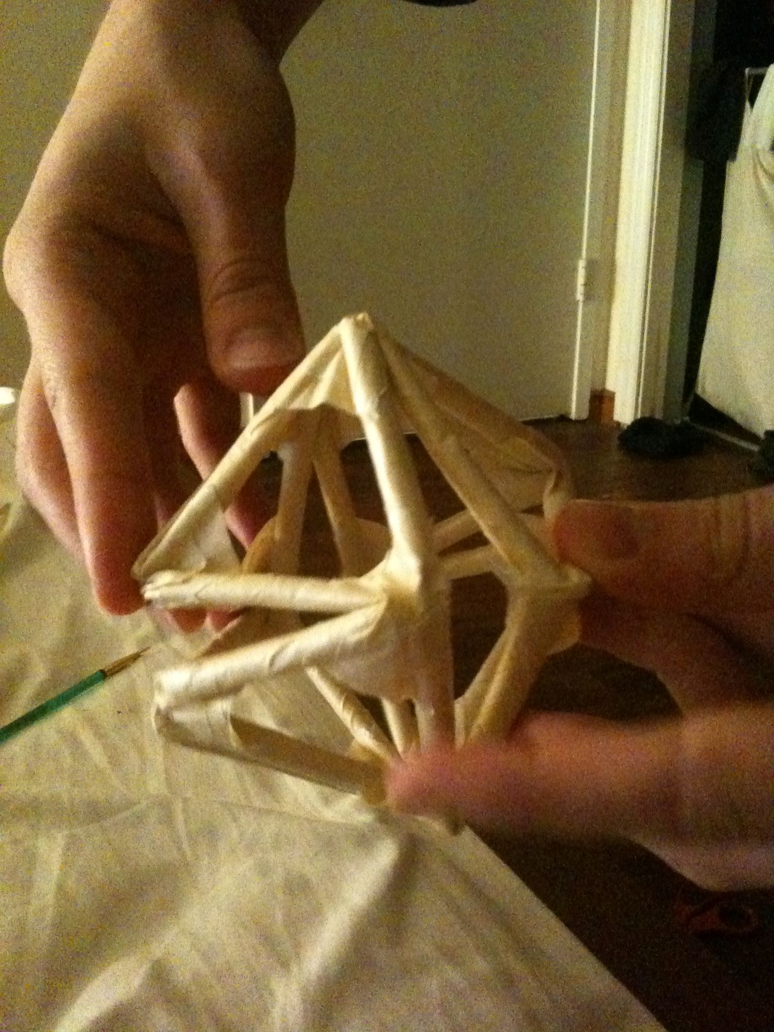 Paper and Tape Jitterbug (Tensegrity Model) : 6 Steps - Instructables
