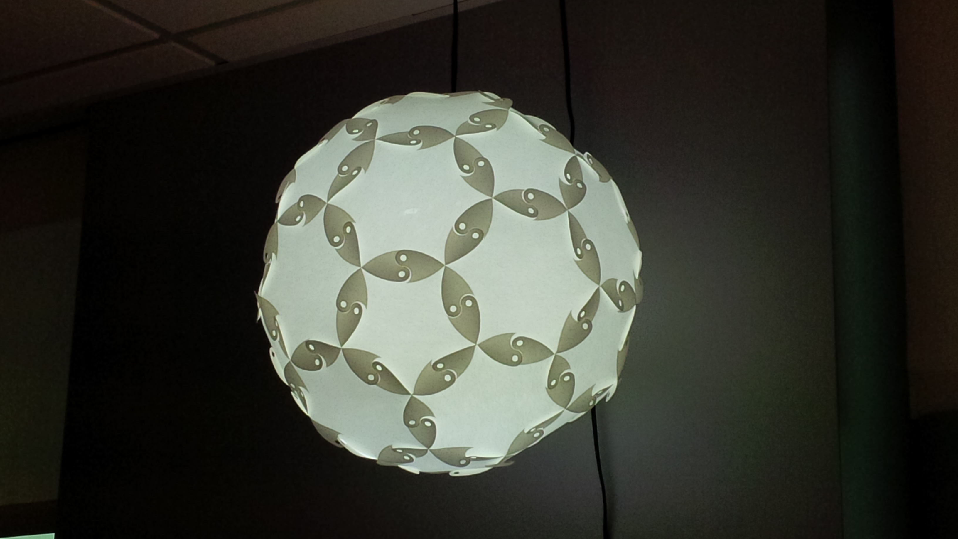 Soccer Ball Lamp Shade With Yin Yang Connections : 11 Steps (with ...