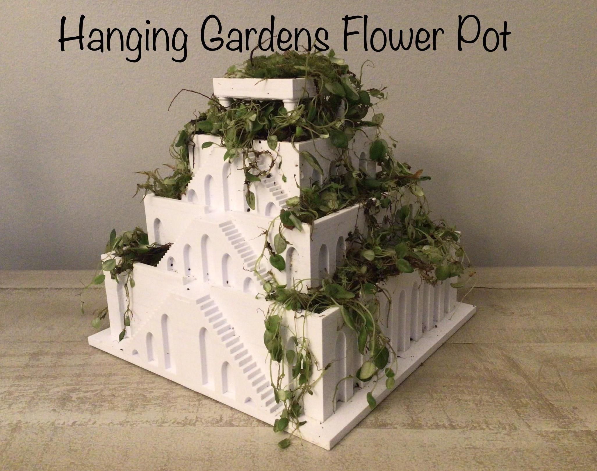 3D Printed Hanging Gardens Flower Pot : 6 Steps (with Pictures ...