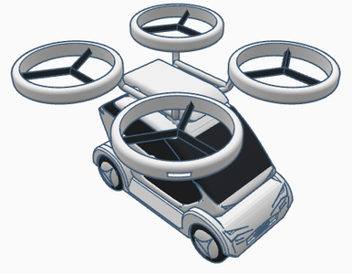 Creating a Flying Car Using 3D Designing! (TinkerCad and Fusion 360 ...