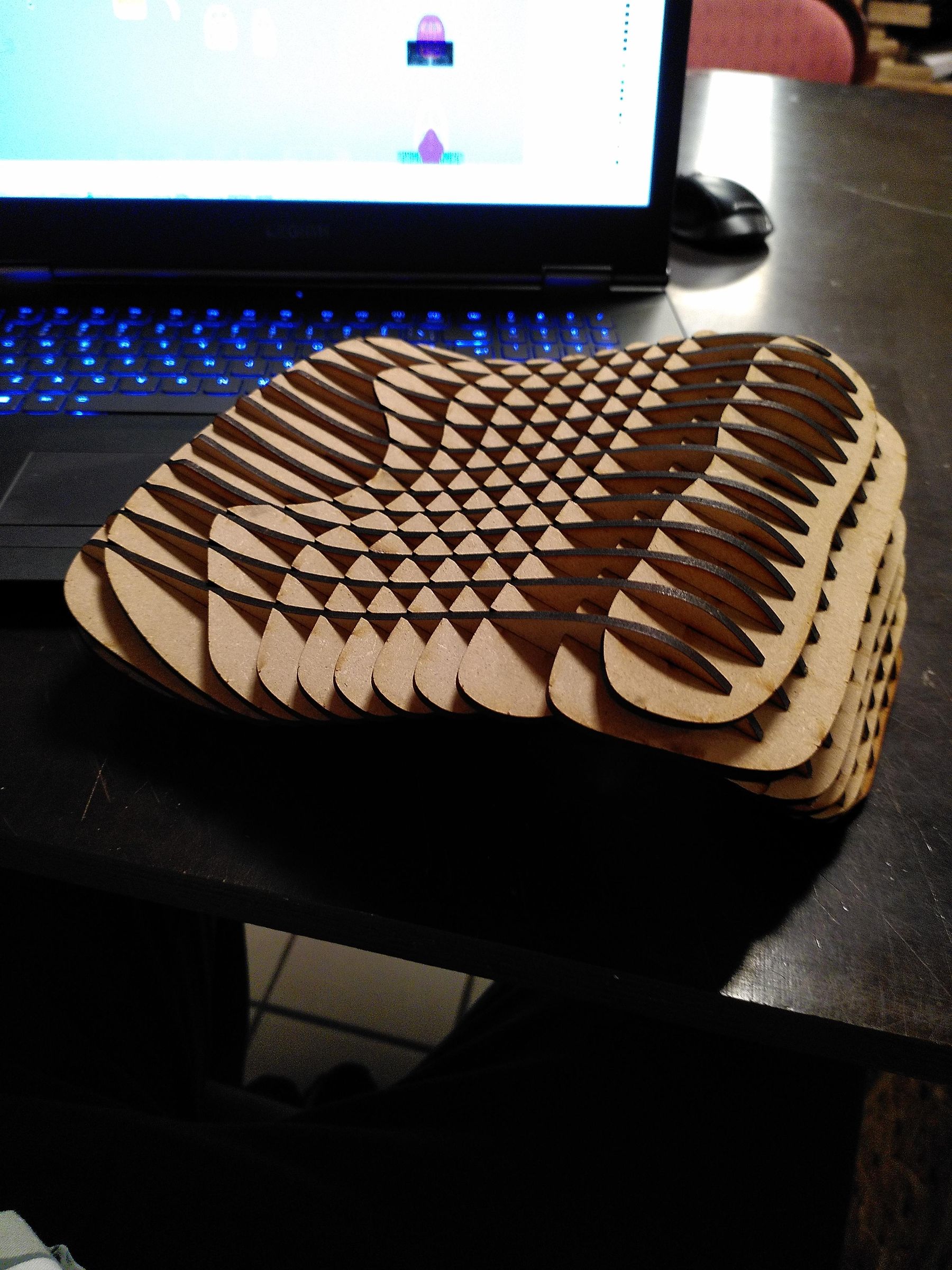 Lasercut MDF Tablet/laptop/sketchbook Stand : 4 Steps - Instructables