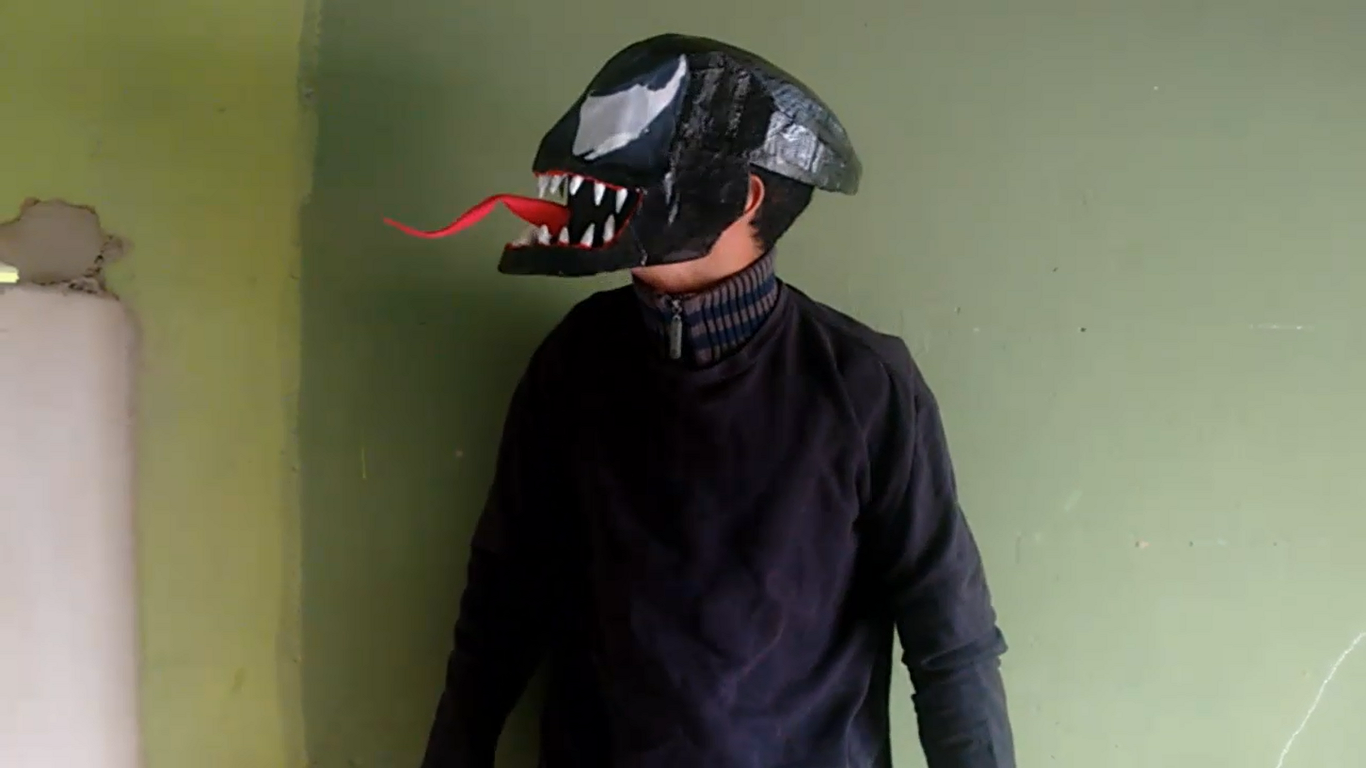 How to Make Venom Mask (Spiderman) - Instructables