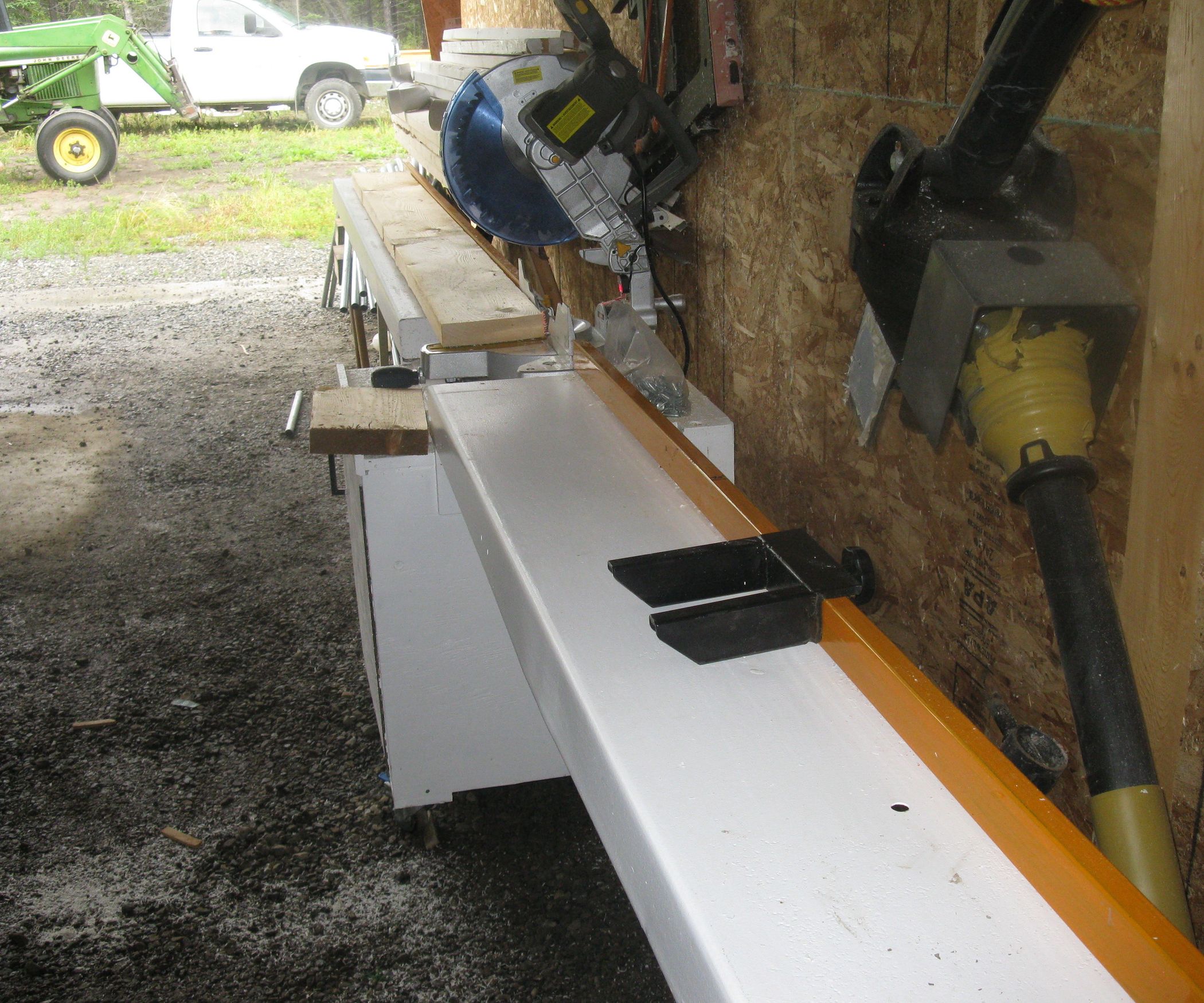 Adjustable, Portable Chop Saw Stand : 7 Steps (with Pictures ...