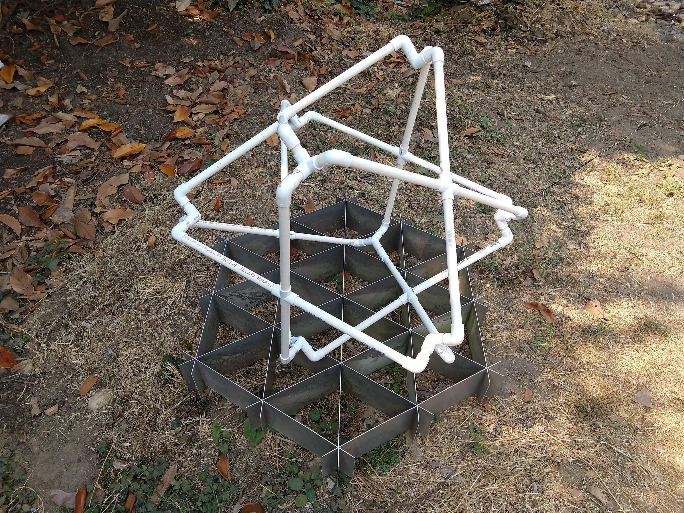 PVC Pipe Star Tetrahedron : 3 Steps - Instructables
