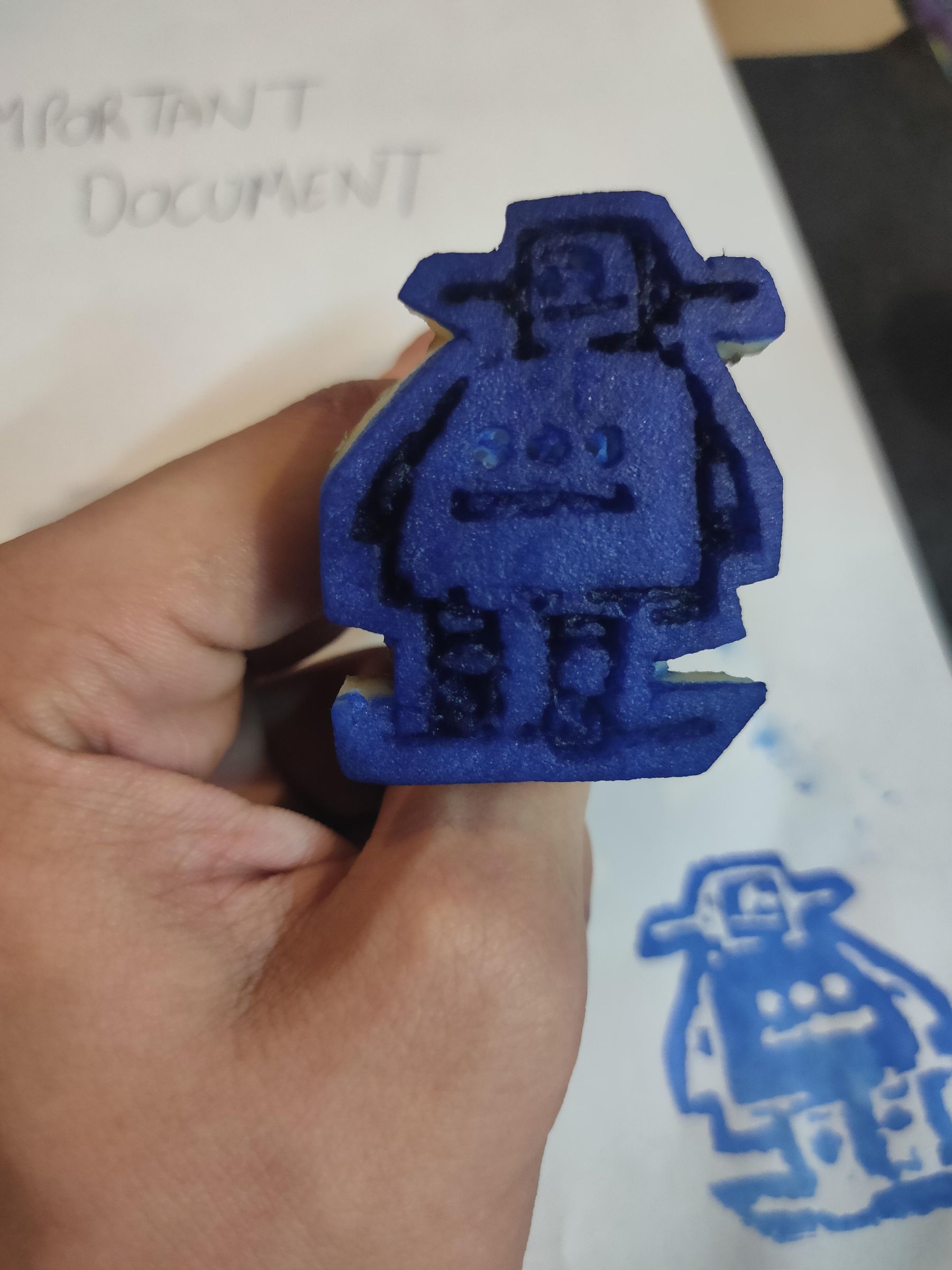 Logo/Photo Stamp: Using TinkerCad, Potato and 3D Printing : 5 Steps ...