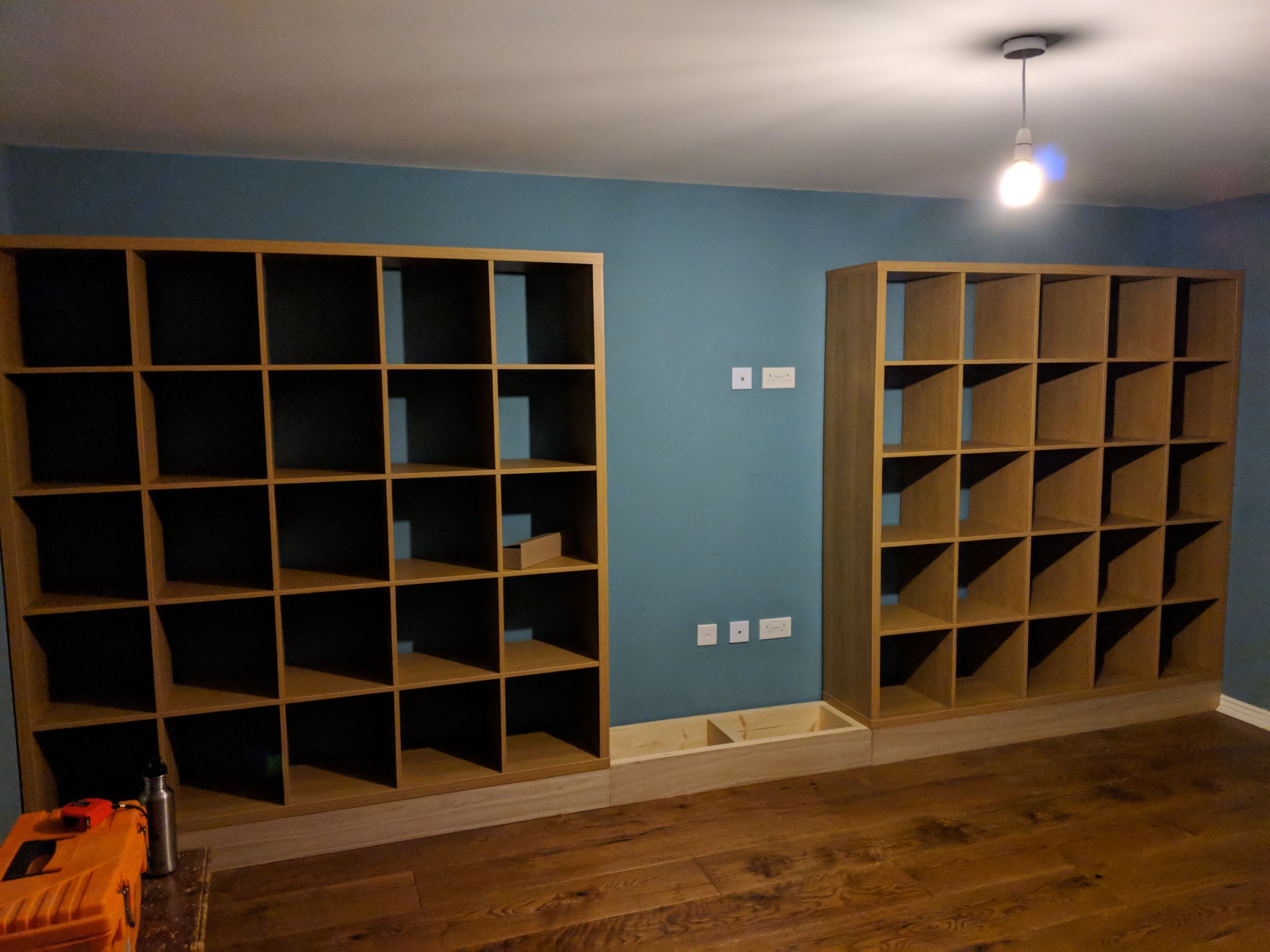 Built in Ikea Bookshelf - Full Wall : 8 Steps (with Pictures ...