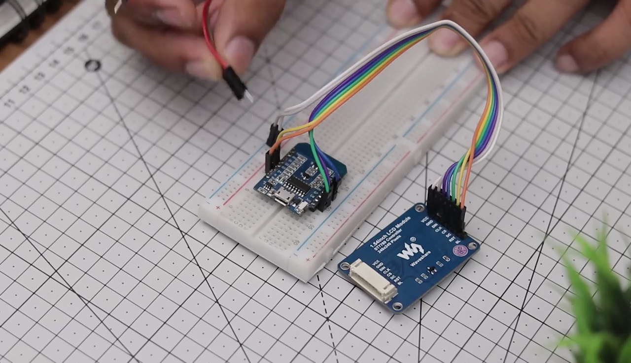 How to Make a Small Desk Clock With Weather Station : 8 Steps (with ...