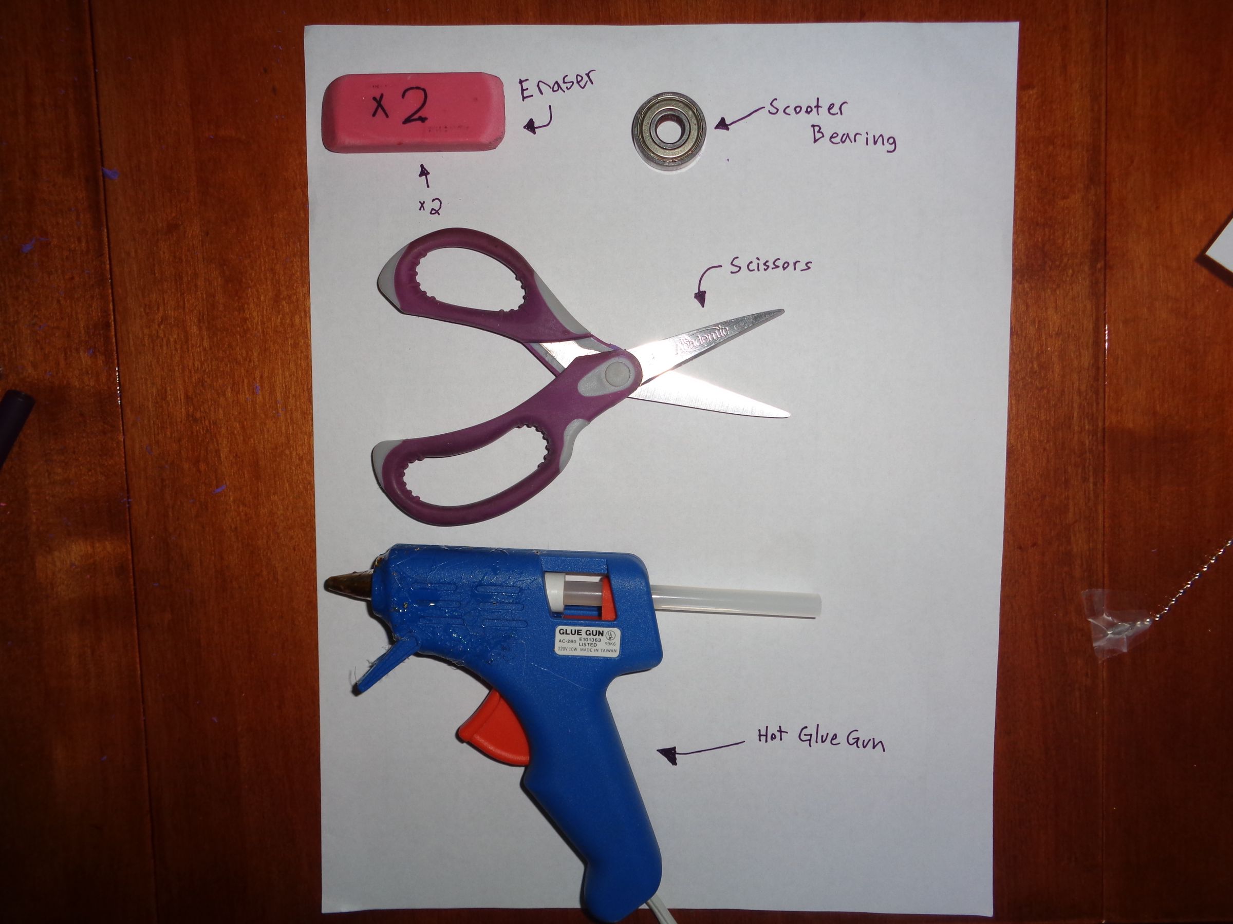 Eraser Fidget Spinner : 5 Steps - Instructables