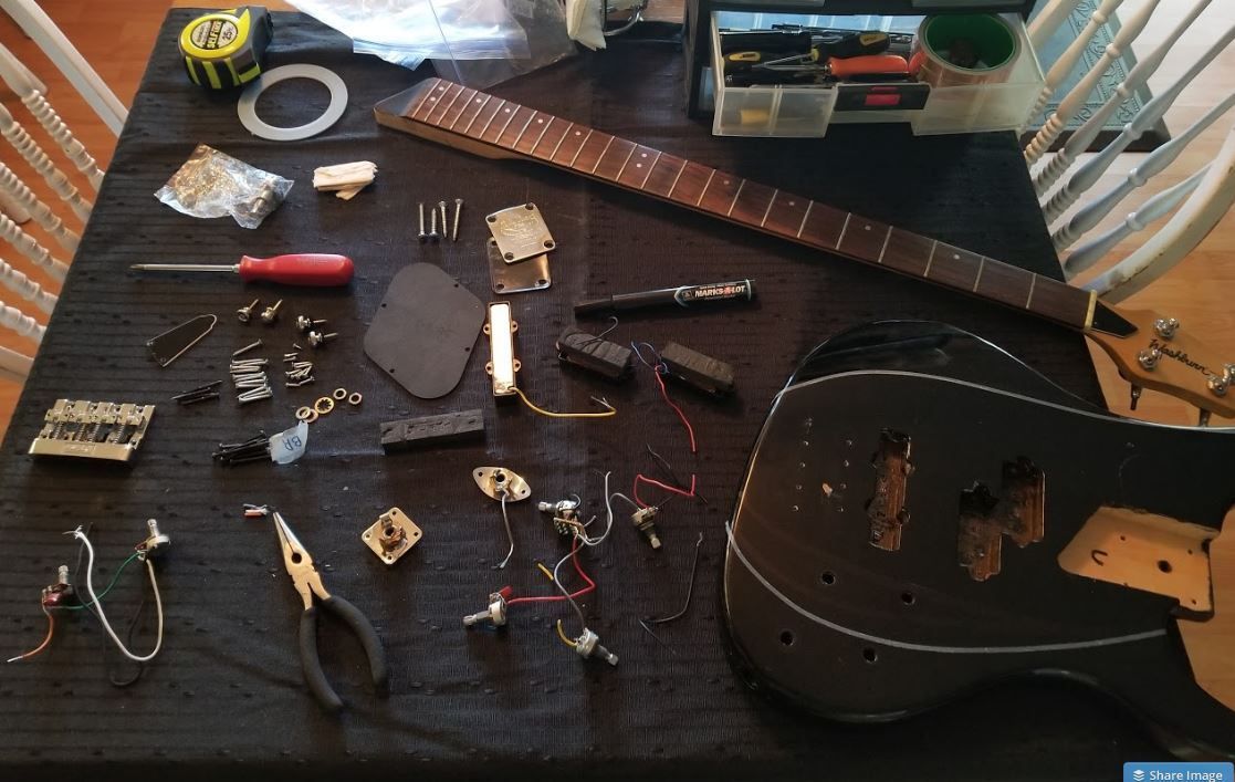 Make a Gig Ready Travel Bass Guitar With Case : 11 Steps (with Pictures ...