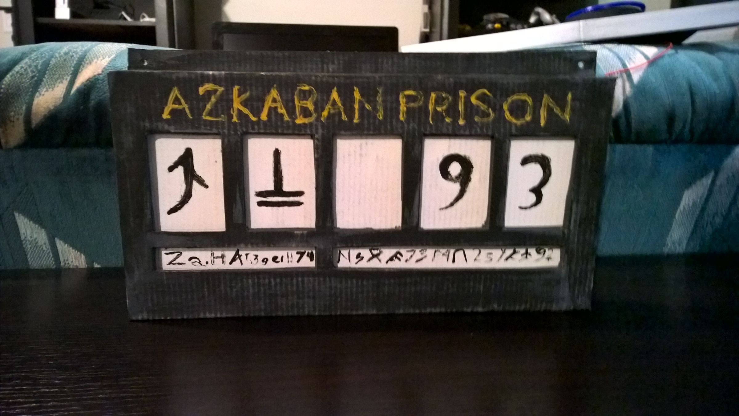Azkaban Prison Sign : 5 Steps (with Pictures) - Instructables