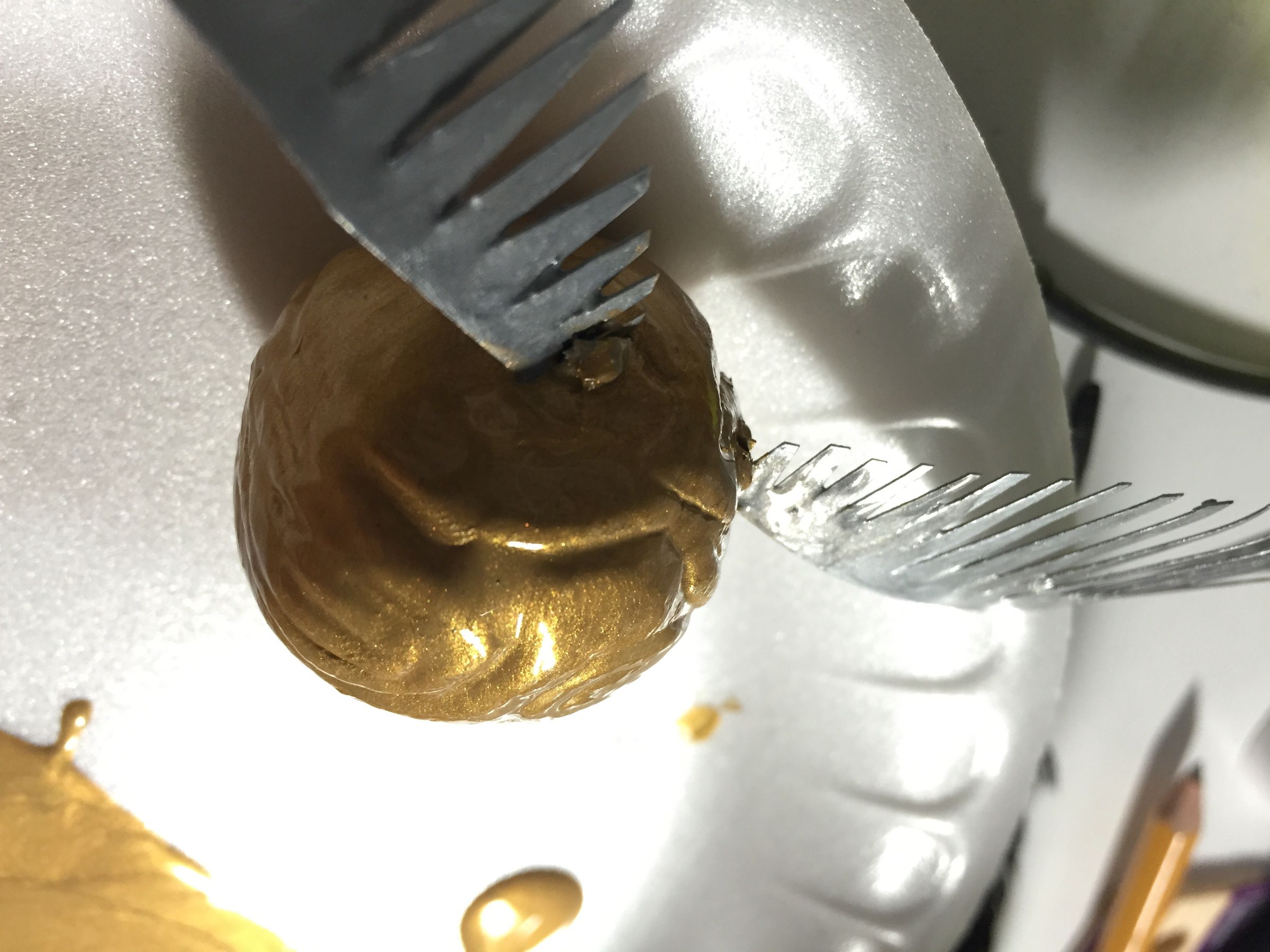 How to Make a Clay Golden Snitch! : 14 Steps (with Pictures ...