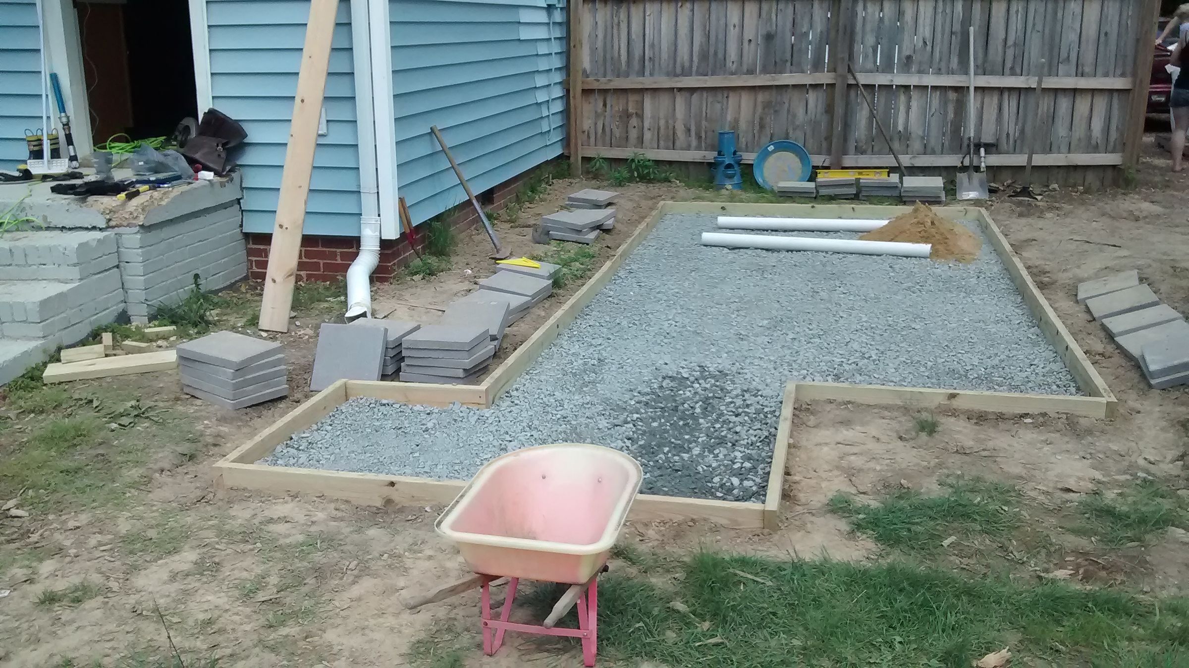 Building a Simple Patio Using Paving Stones : 9 Steps (with Pictures ...