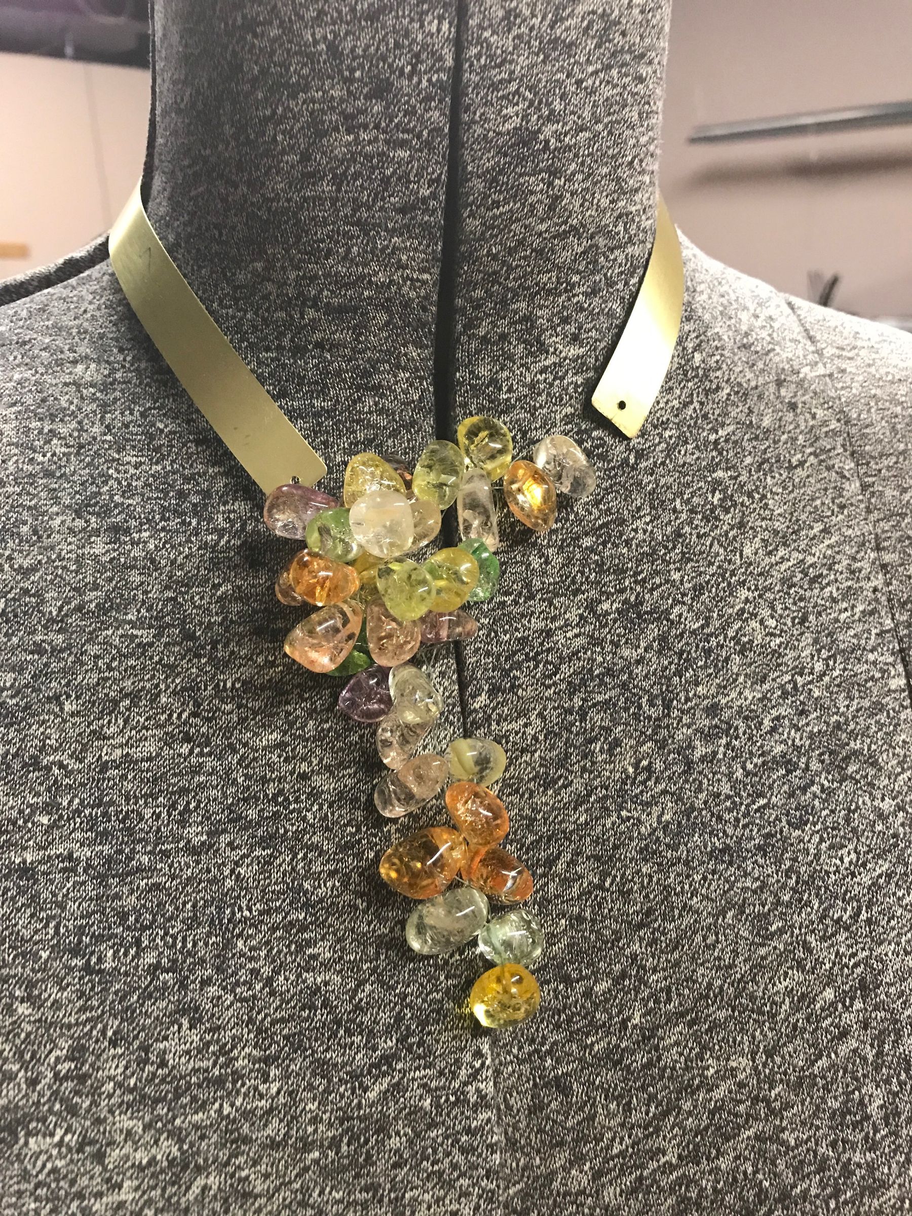 Avant Garde(ish) Brass Collar Necklace : 8 Steps (with Pictures ...