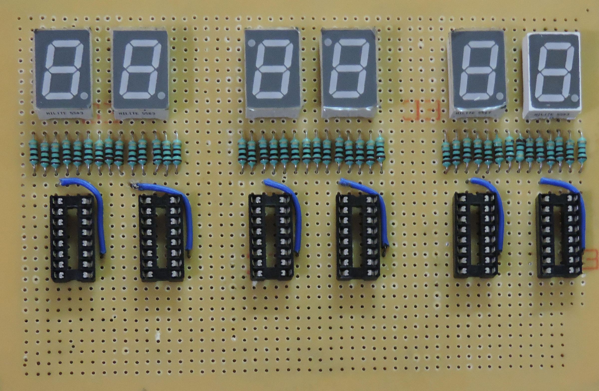 Digital Clock But Without a Microcontroller [Hardcore Electronics] : 14 Steps (with Pictures ...