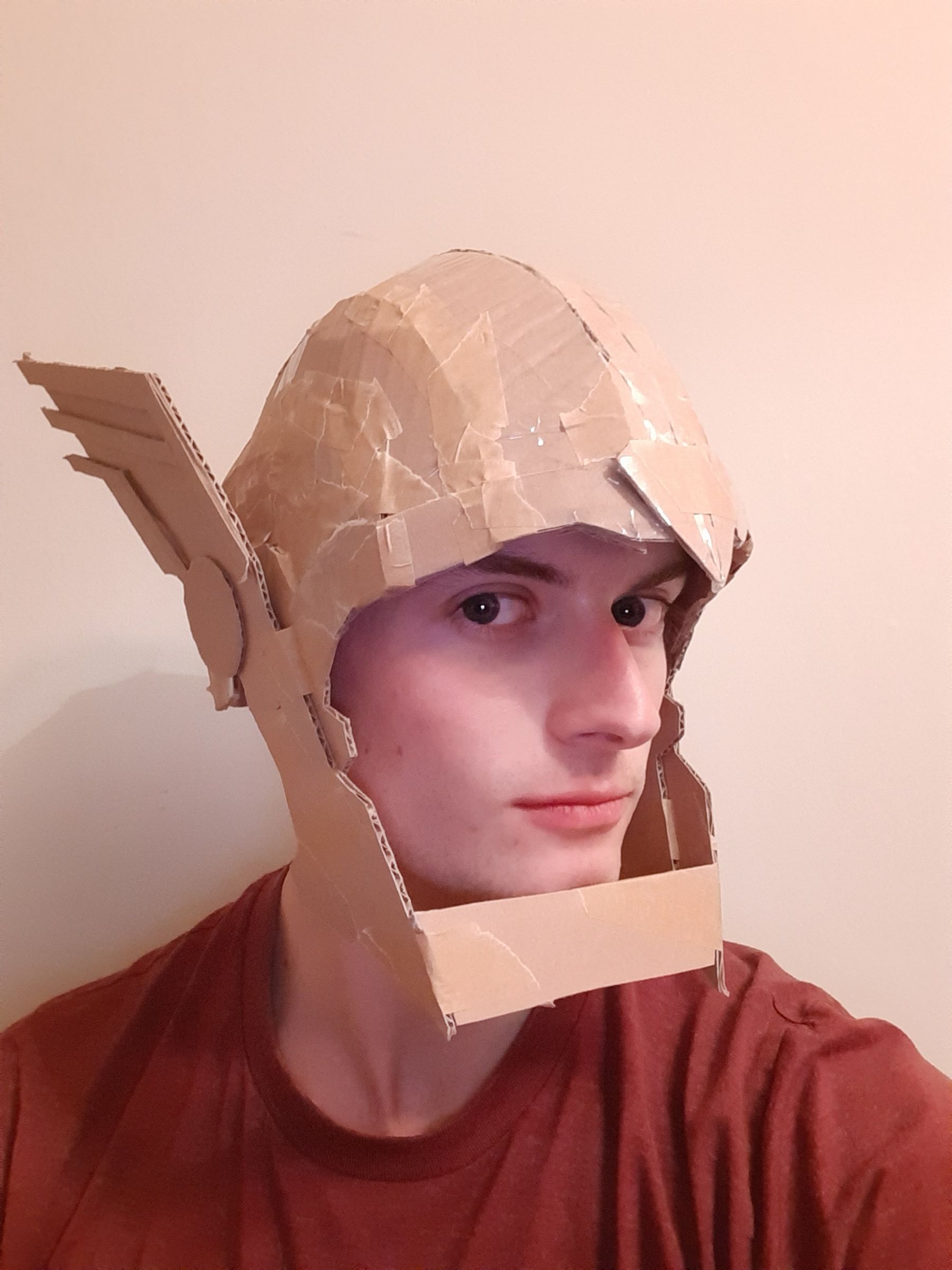 Cardboard Stormbreaker and Thor:Ragnarok Helmet : 5 Steps - Instructables