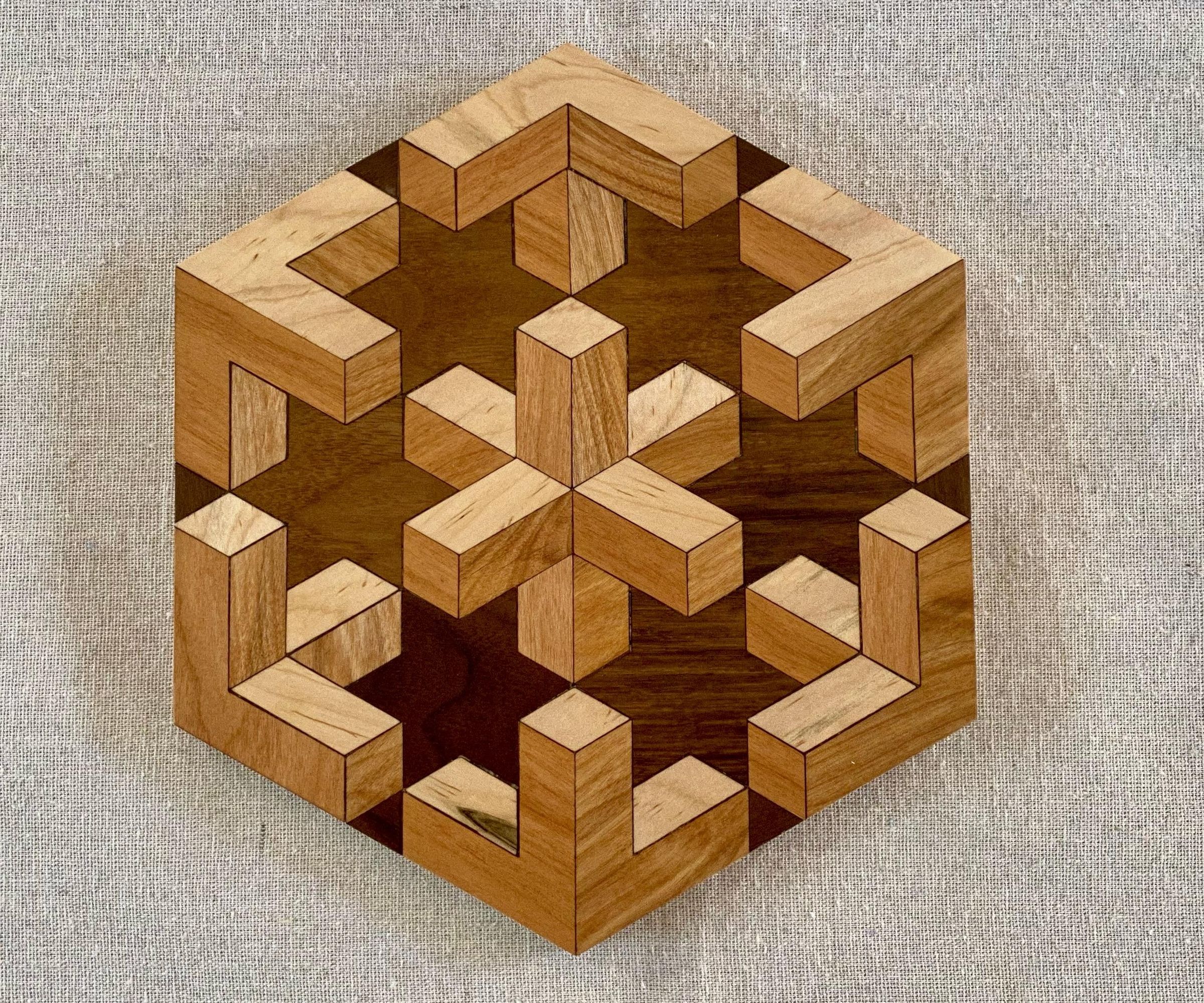 3d Optical Illusion Wood Art : 3 Steps (with Pictures) - Instructables