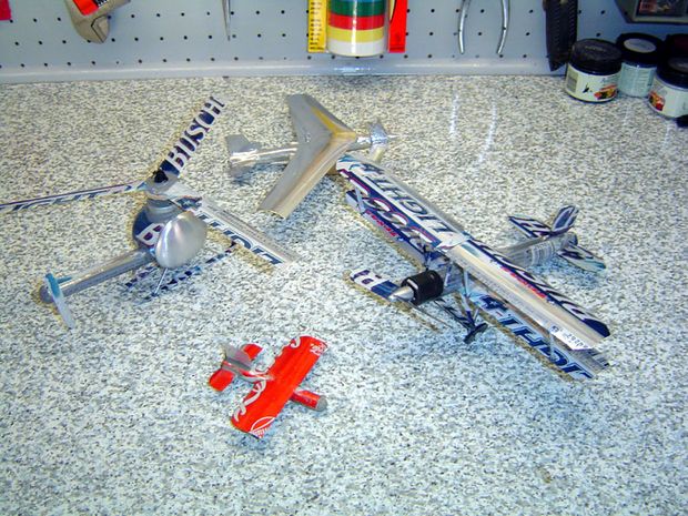 Aluminum Can Airplane Plans