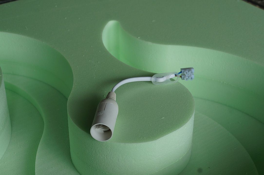 Casting a Concrete Lamp Sculpture With a CNC Milled Styrofoam Mold : 6 ...