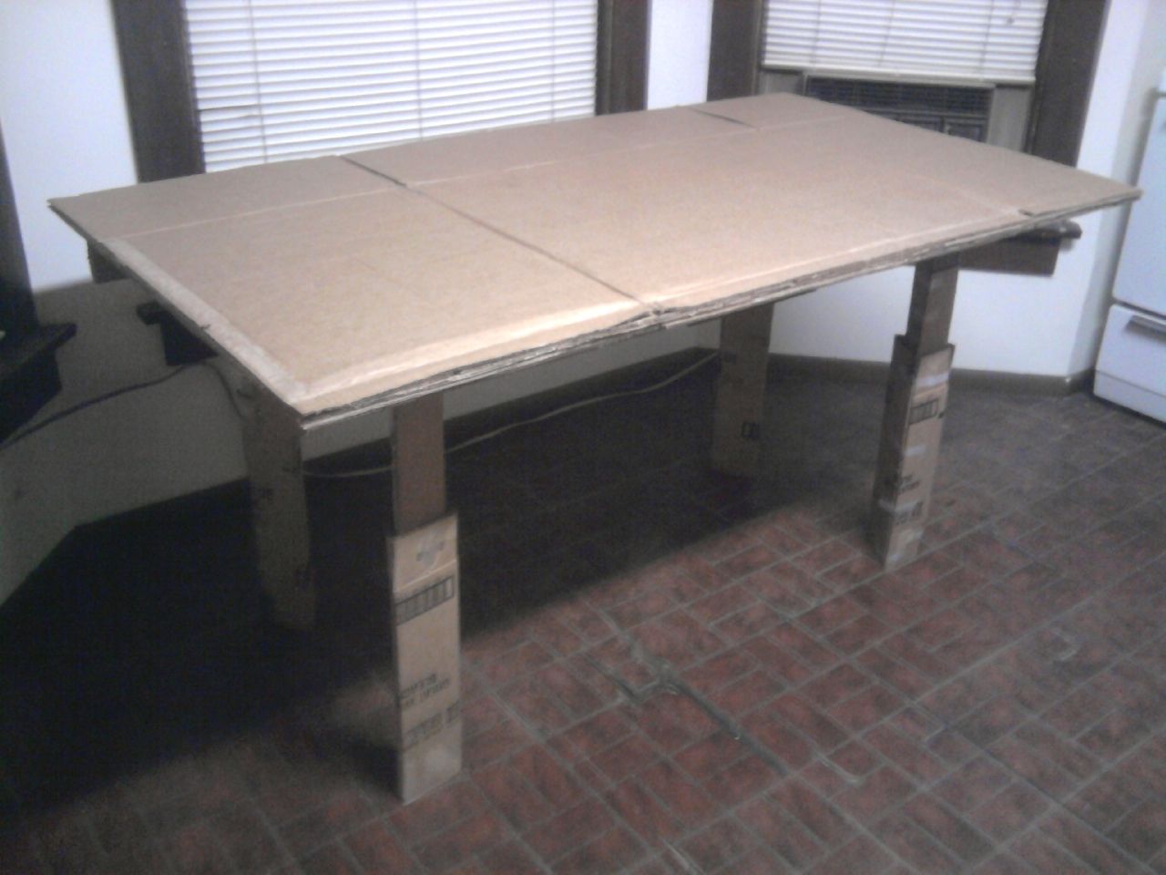 Cardboard Kitchen Table V1 - Instructables